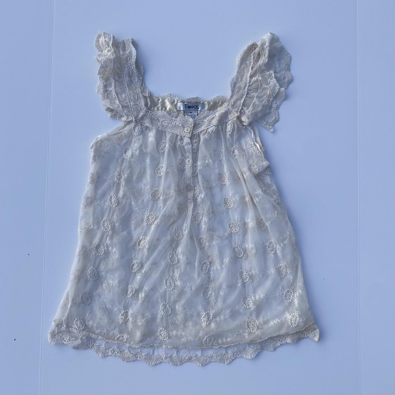 croquette core tank top 🌟🌟 #cottagecore #fairy... - Depop