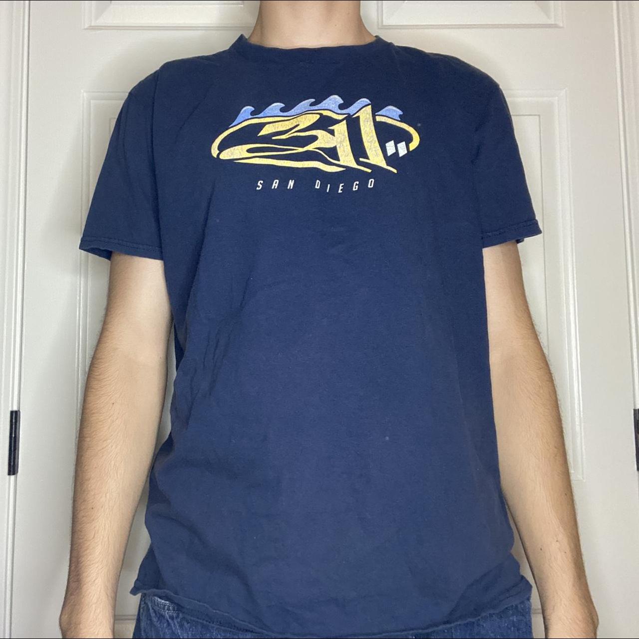 311 classic design band tee with the logo and tour... - Depop