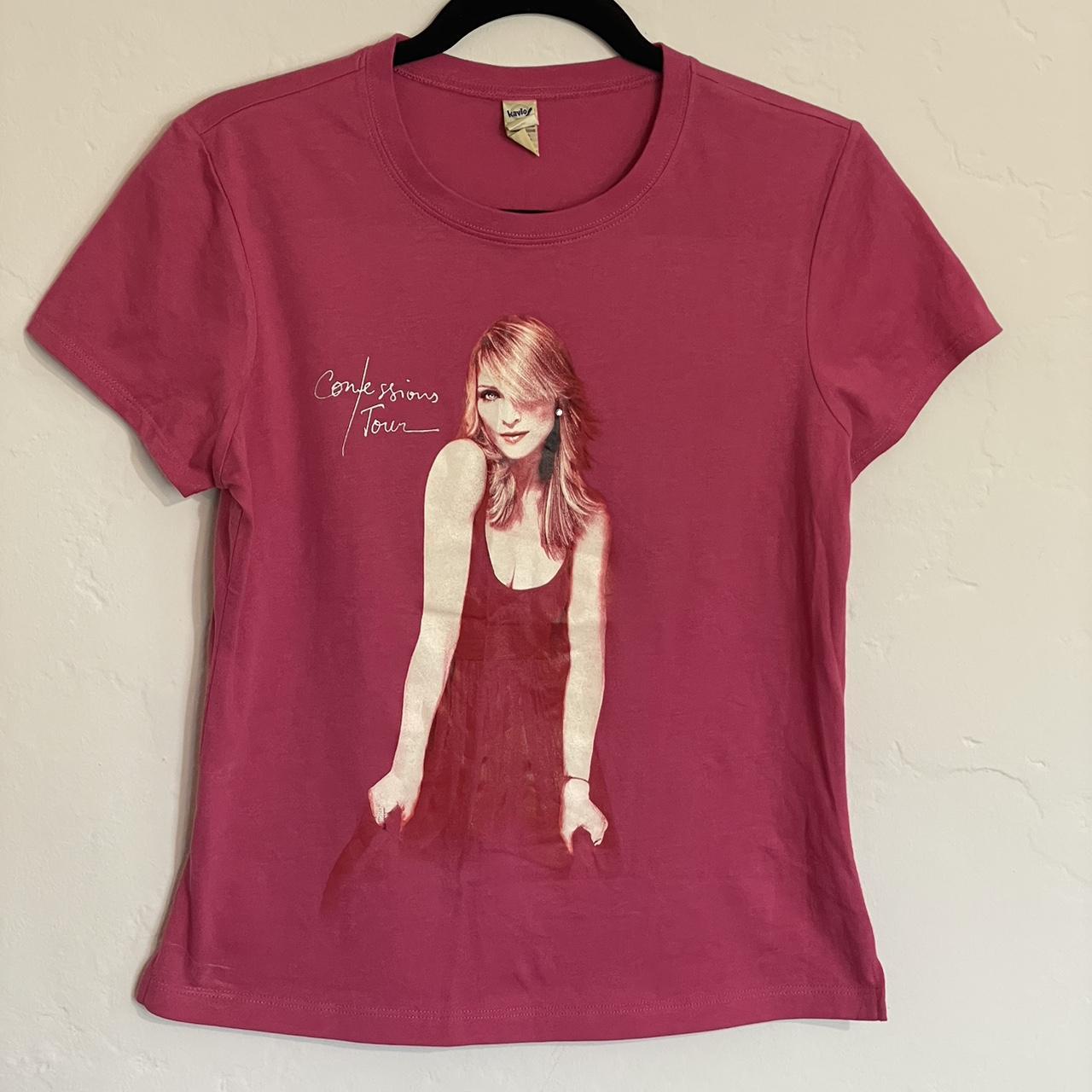 Madonna 2006 confessions tour merch pink shirt size... | Depop