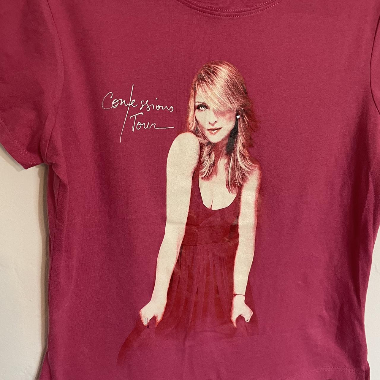 Madonna 2006 confessions tour merch pink shirt size... | Depop