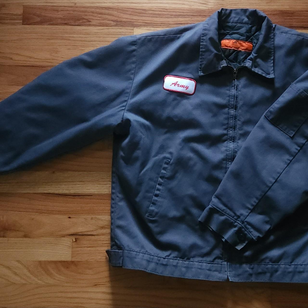 Gas station attendant jacket. Nice thick, warm... - Depop