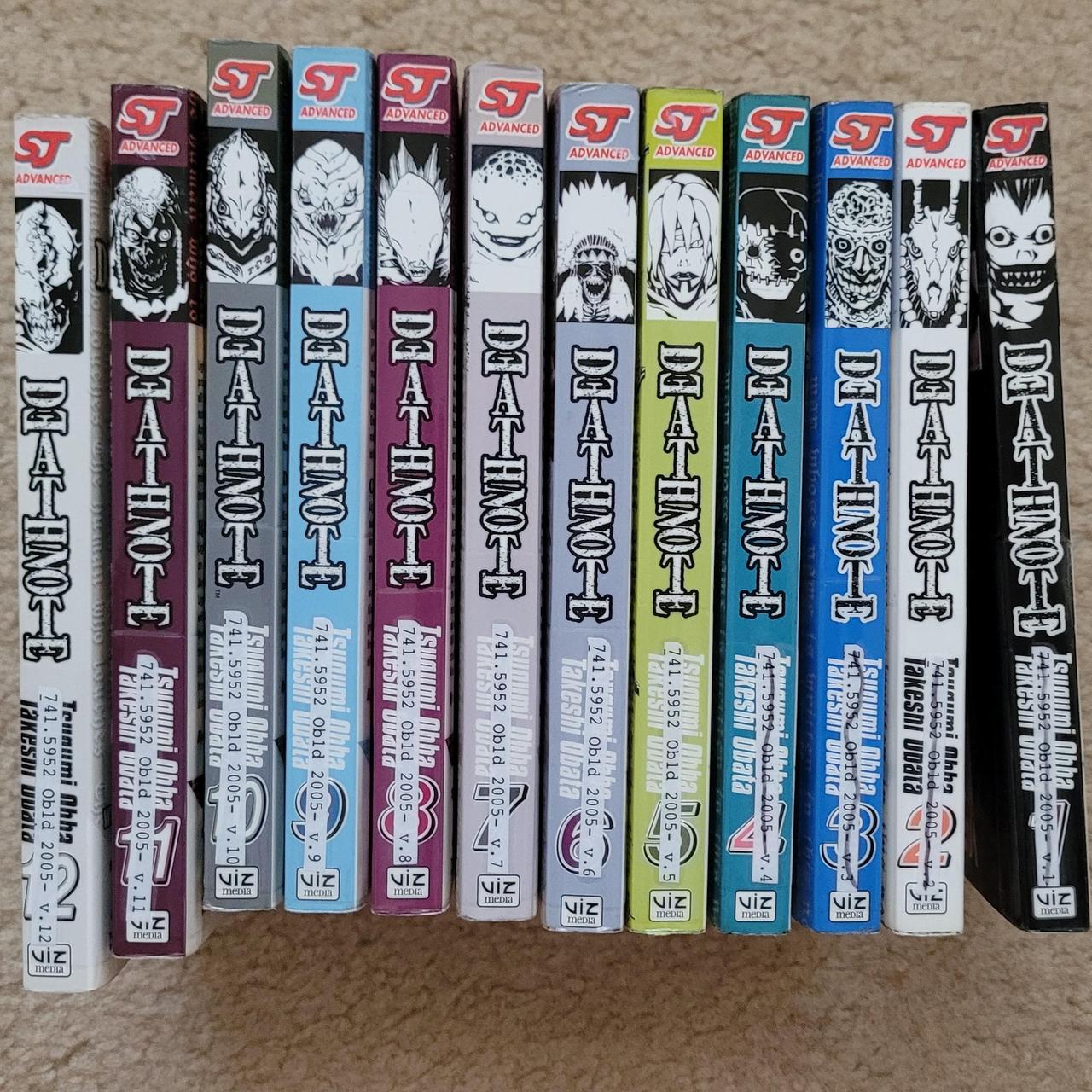 Death note manga 1-12 library edition Sold from a... - Depop