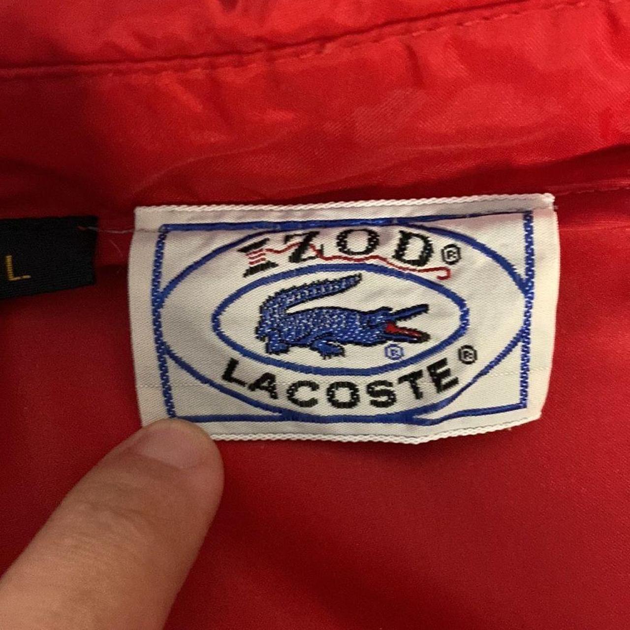 Vintage Izod Lacoste Windbreaker. 100% Nylon. Please... - Depop