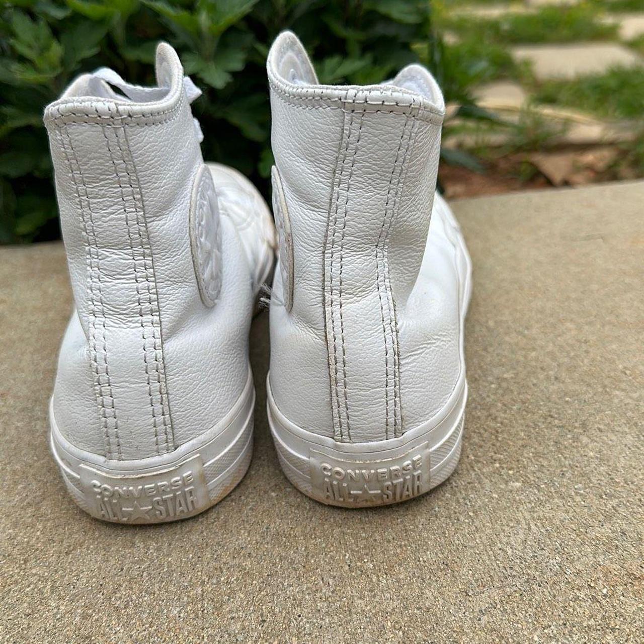 Converse Women's White Trainers | Depop