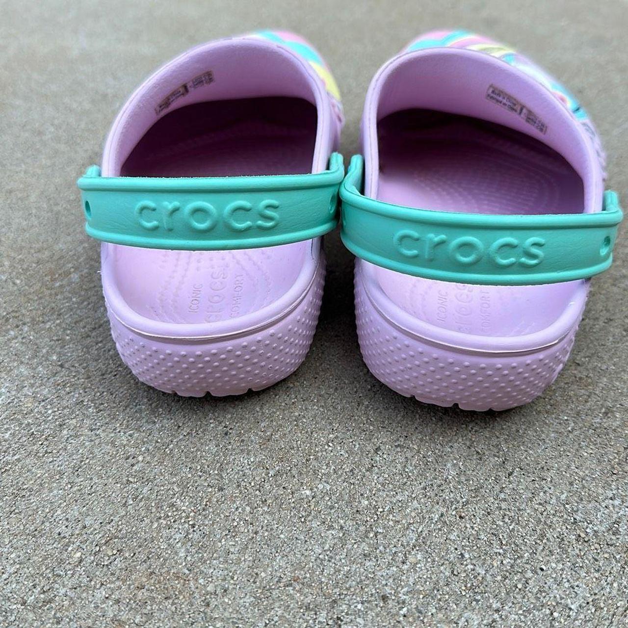 Crocs Fun Lab Unicorn Ballerina Pink Clogs. Please... - Depop