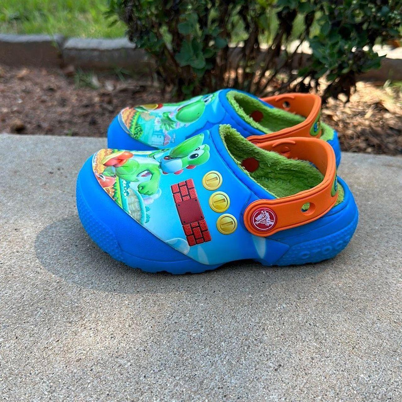 Kid’s Crocs Fun Lab Lined Yoshi Clogs. Please see... - Depop