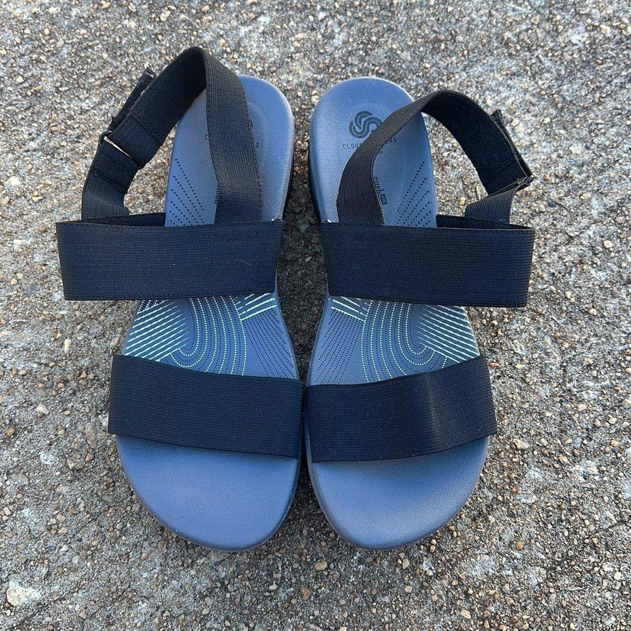 Clarks Arla Jacory Black Comfort Strap Sandals. In. Depop