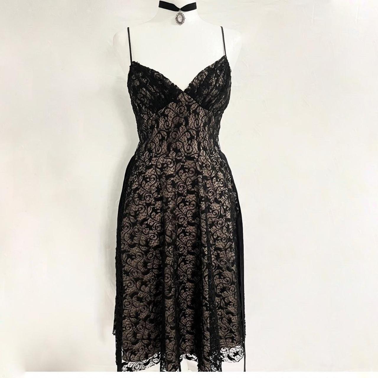 Vintage lace Betsey Johnson dress Excellent... - Depop