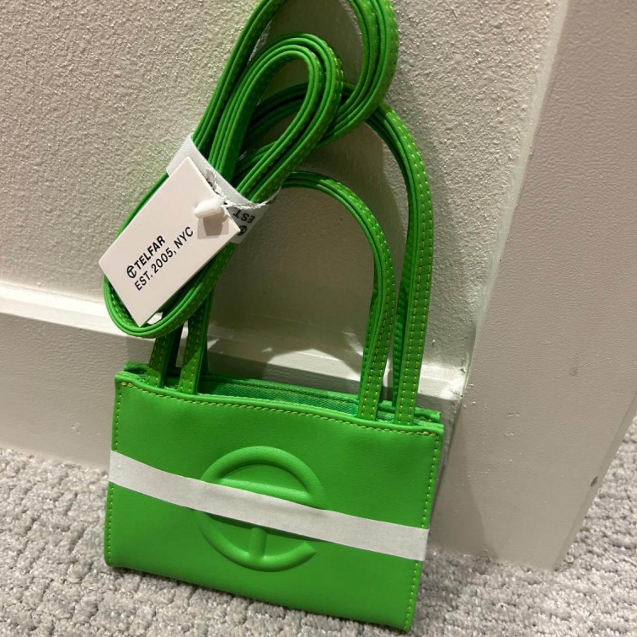 Green telfar bag brand new - Depop