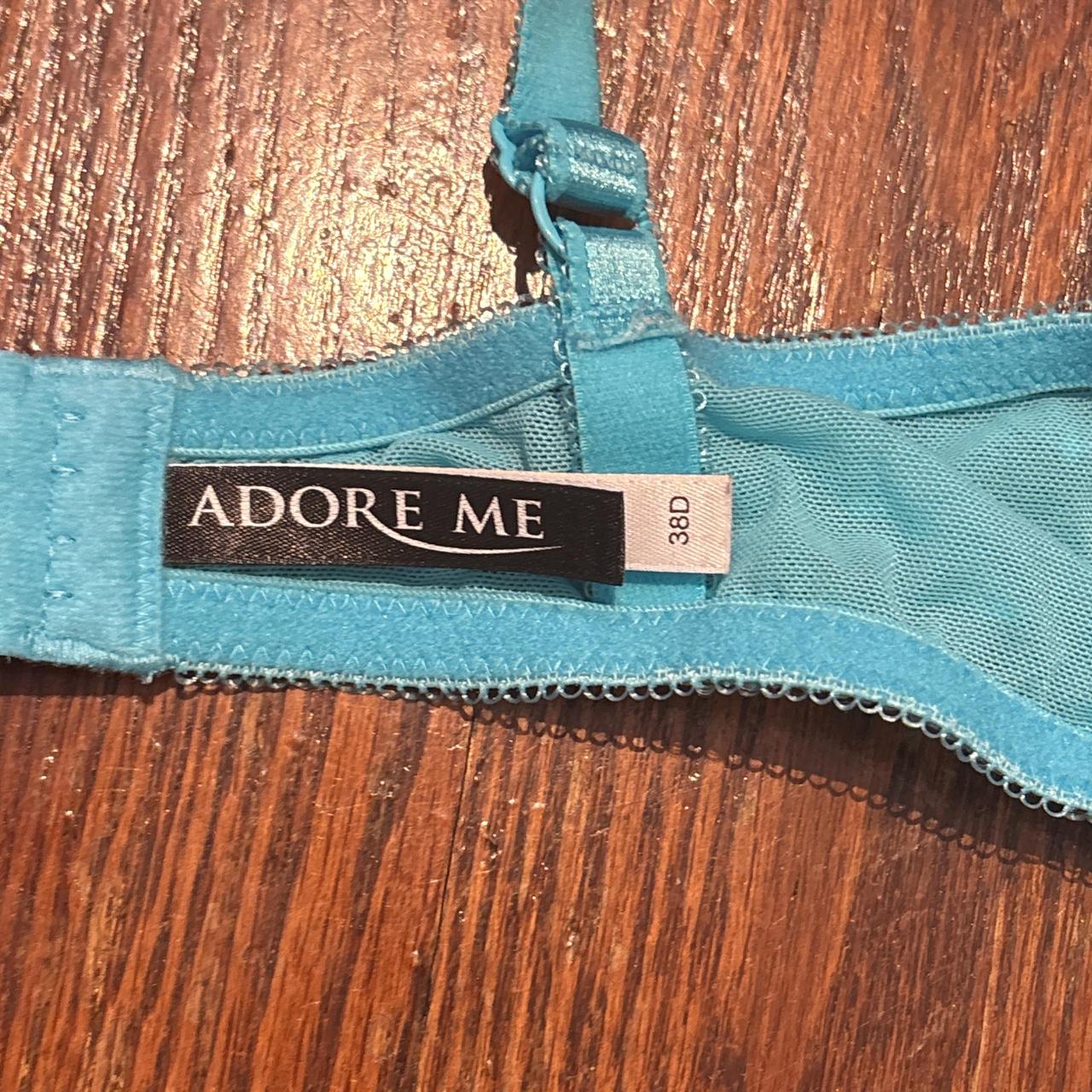 Blue and white Victoria's Secret push up bra #lingerie | Depop