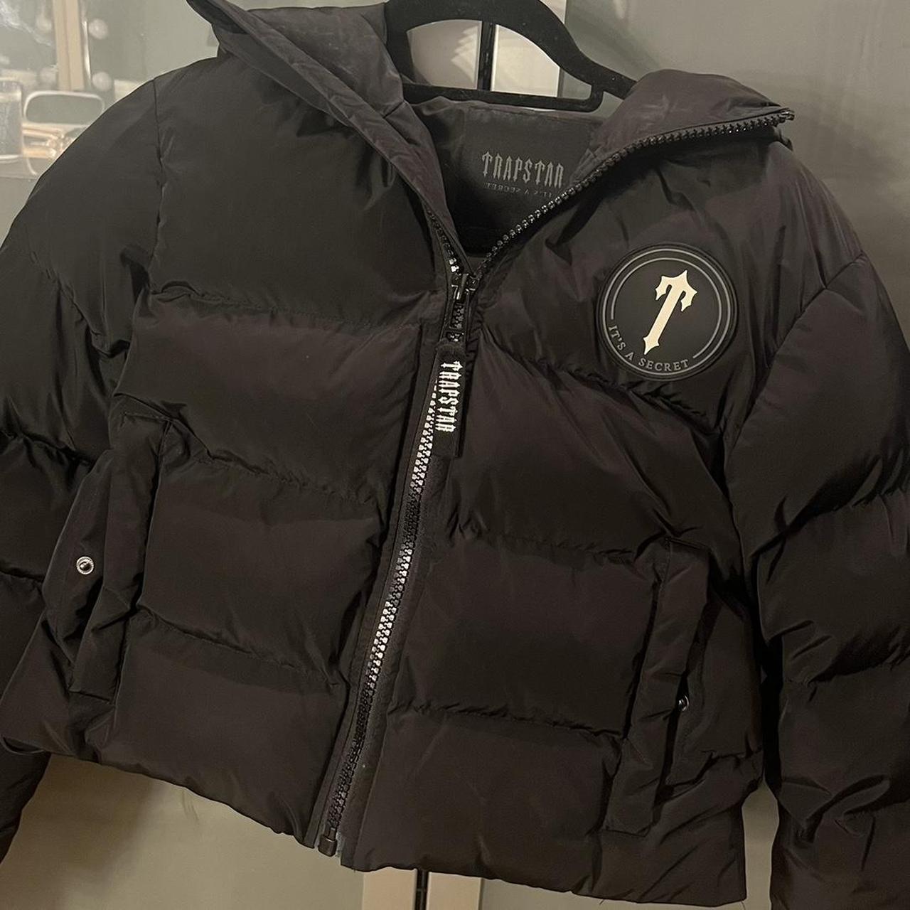 Trapstar original women puffer jacket with hood... - Depop