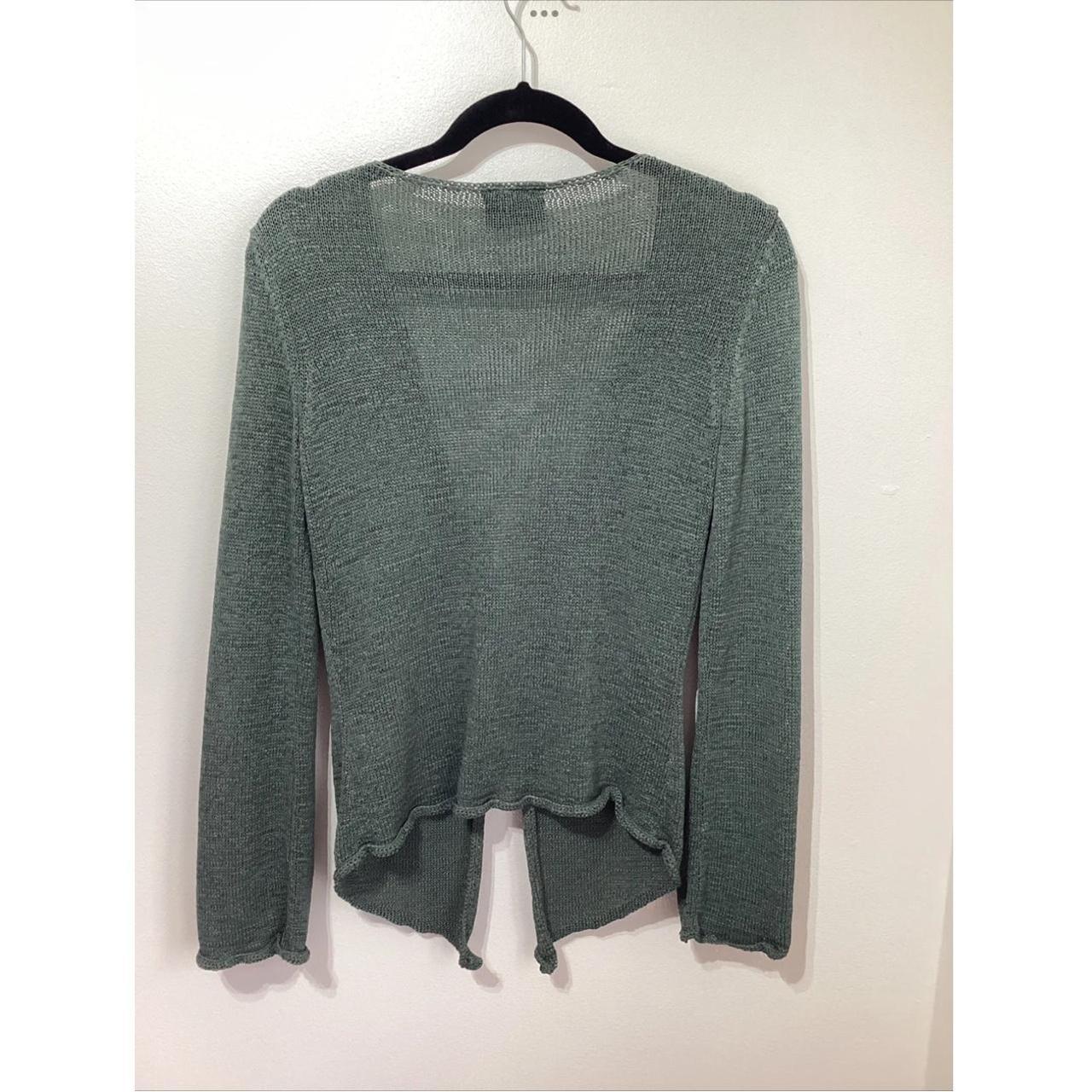 Green Y2k cardigan Principles Green Y2K Cardigan 12... - Depop