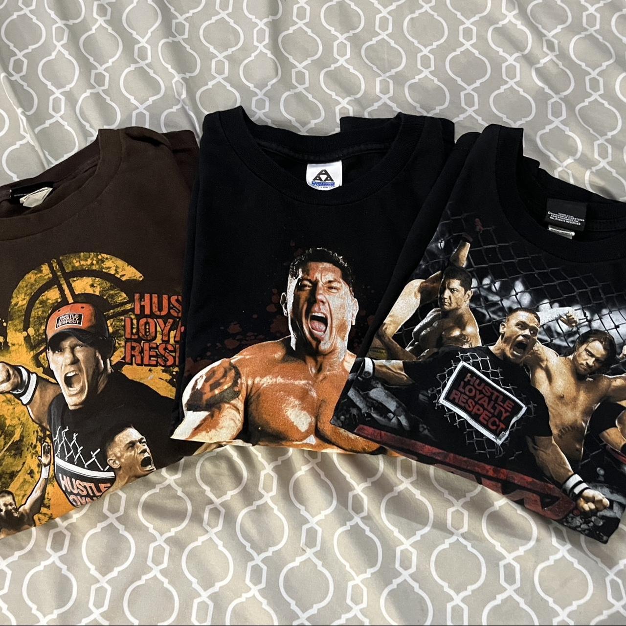 Vintage WWE t-shirt lot All shirts are in really... - Depop