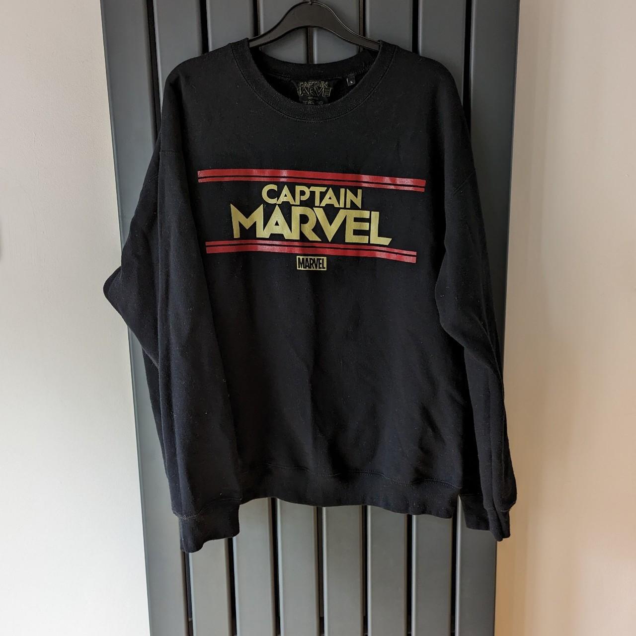 An official Captain Marcel long sleeved black jumper - Depop