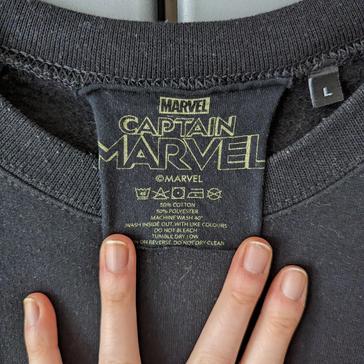 An official Captain Marcel long sleeved black jumper - Depop