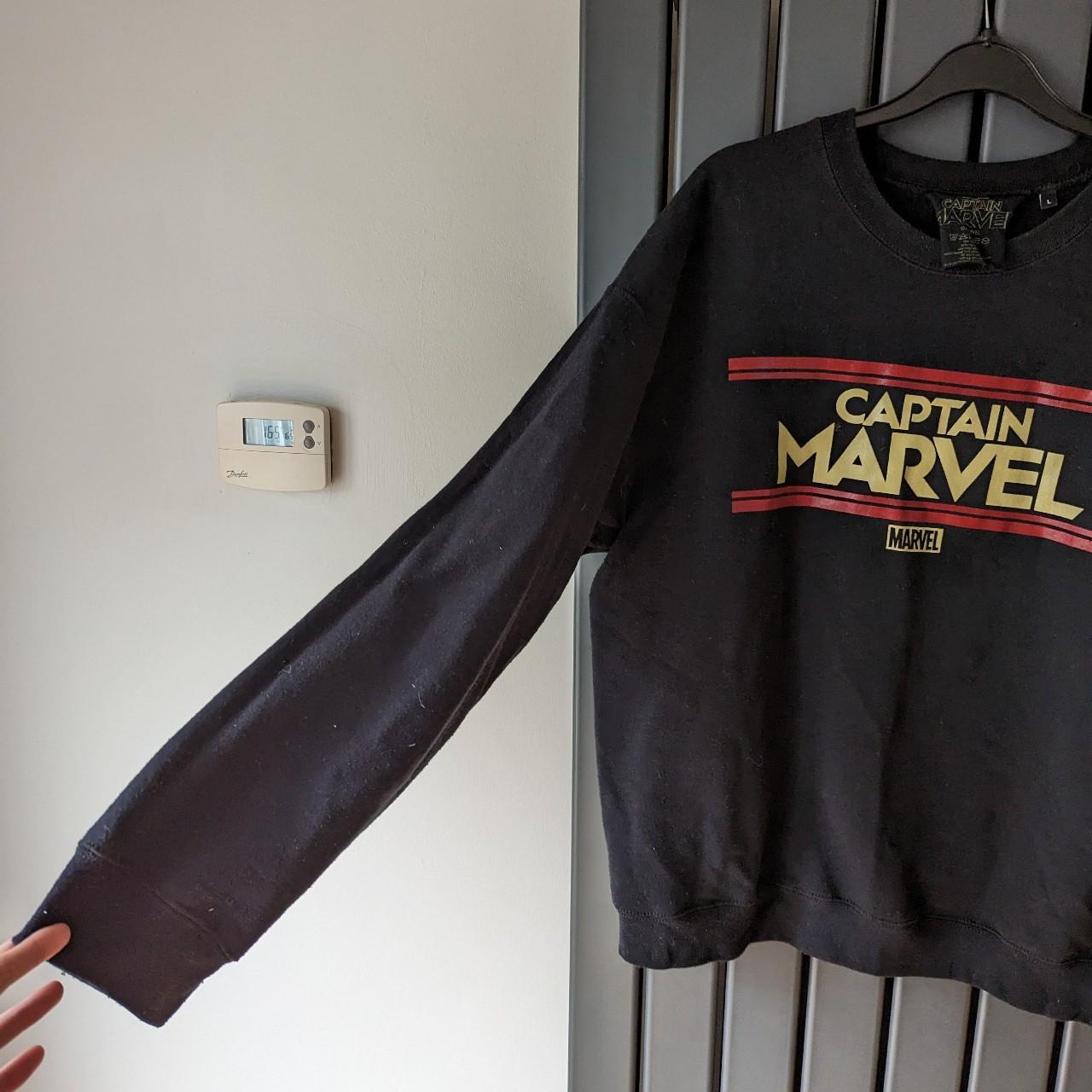 An official Captain Marcel long sleeved black jumper - Depop