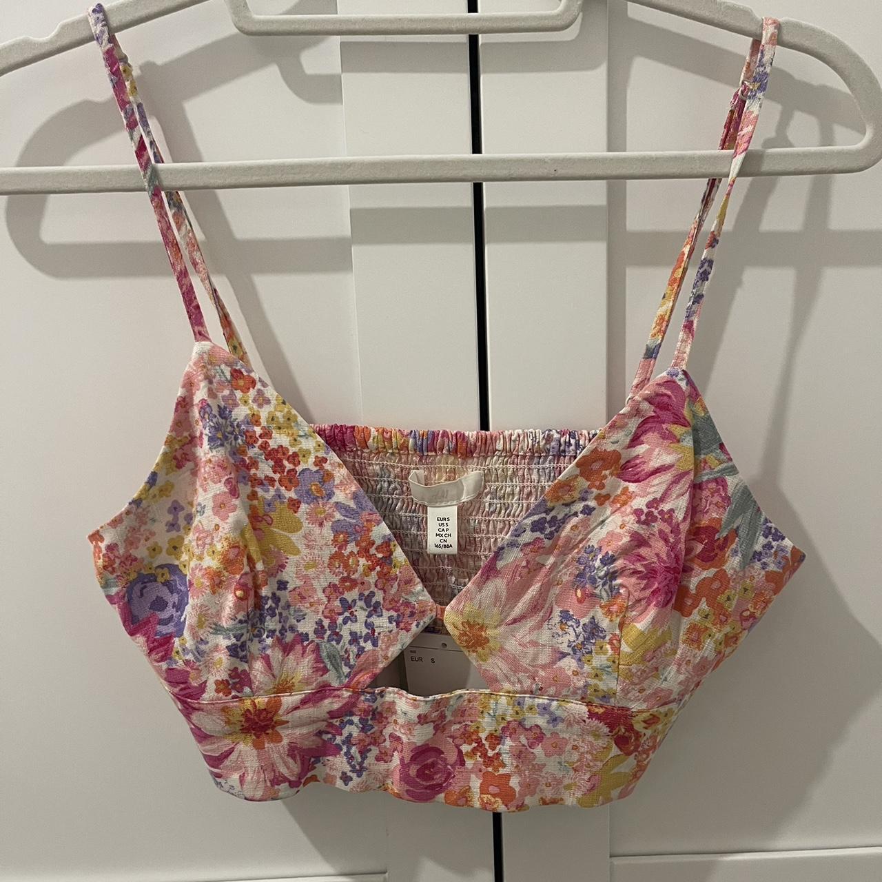 H&M Women's multi Crop-top | Depop