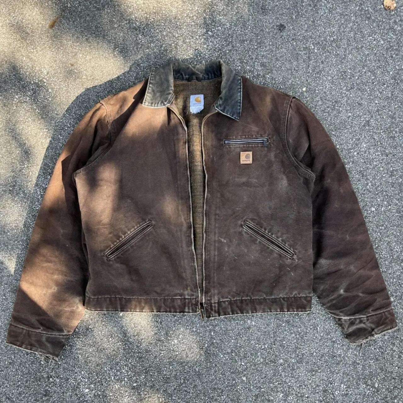CARhartt Carhartt J97 DKB BROWN SIZE M UNSEX - Depop