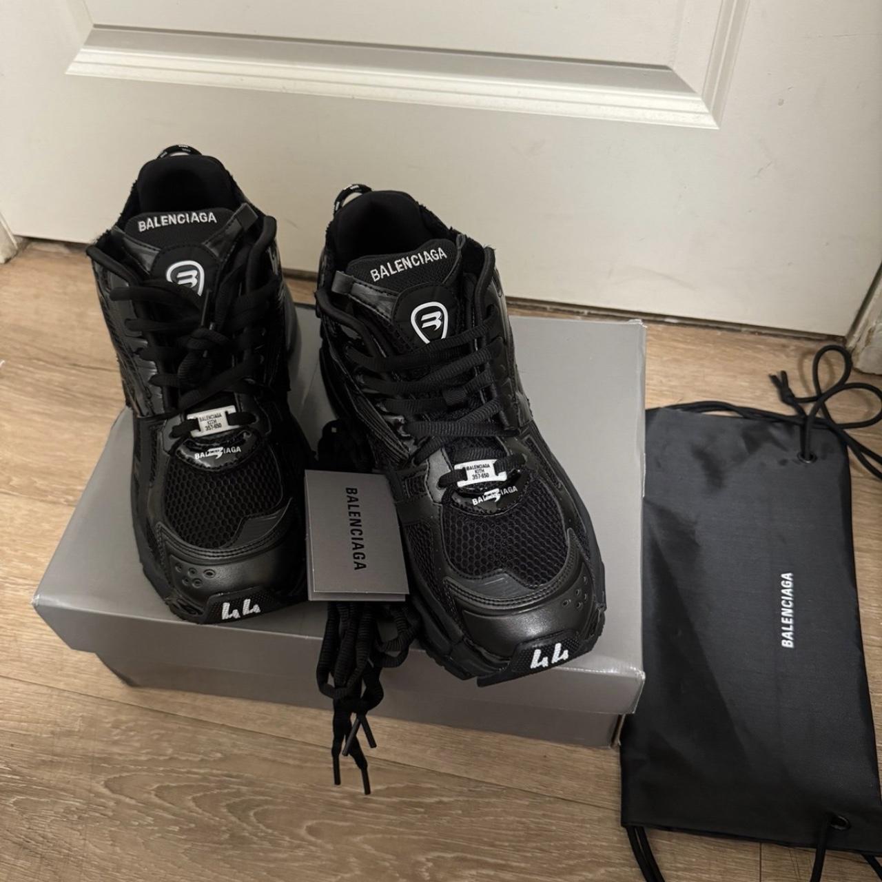 Balenciaga Runner Black Colorway Size 11 Authentic... - Depop