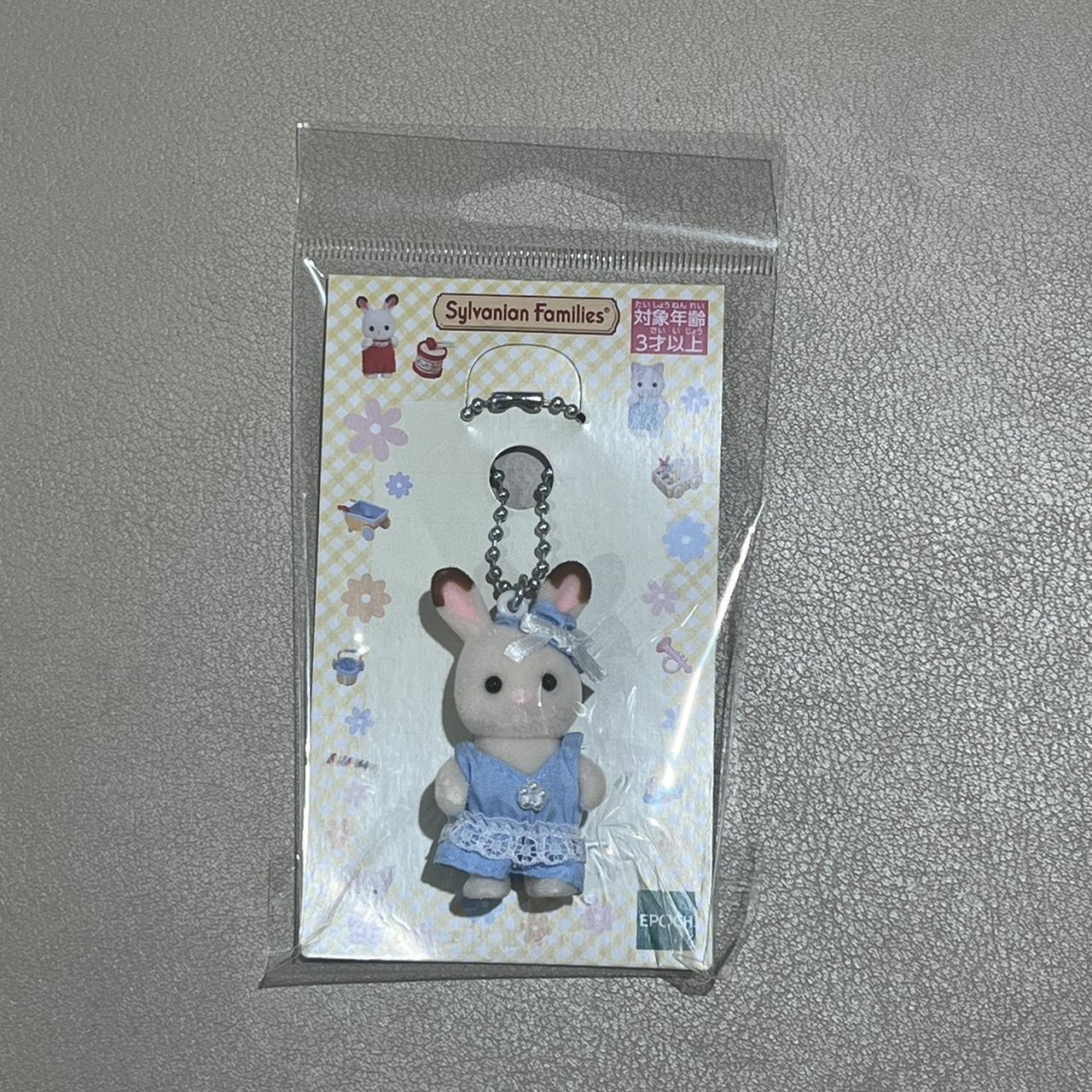 Sylvanian Families Keychain - Bunny with Blue... | Depop