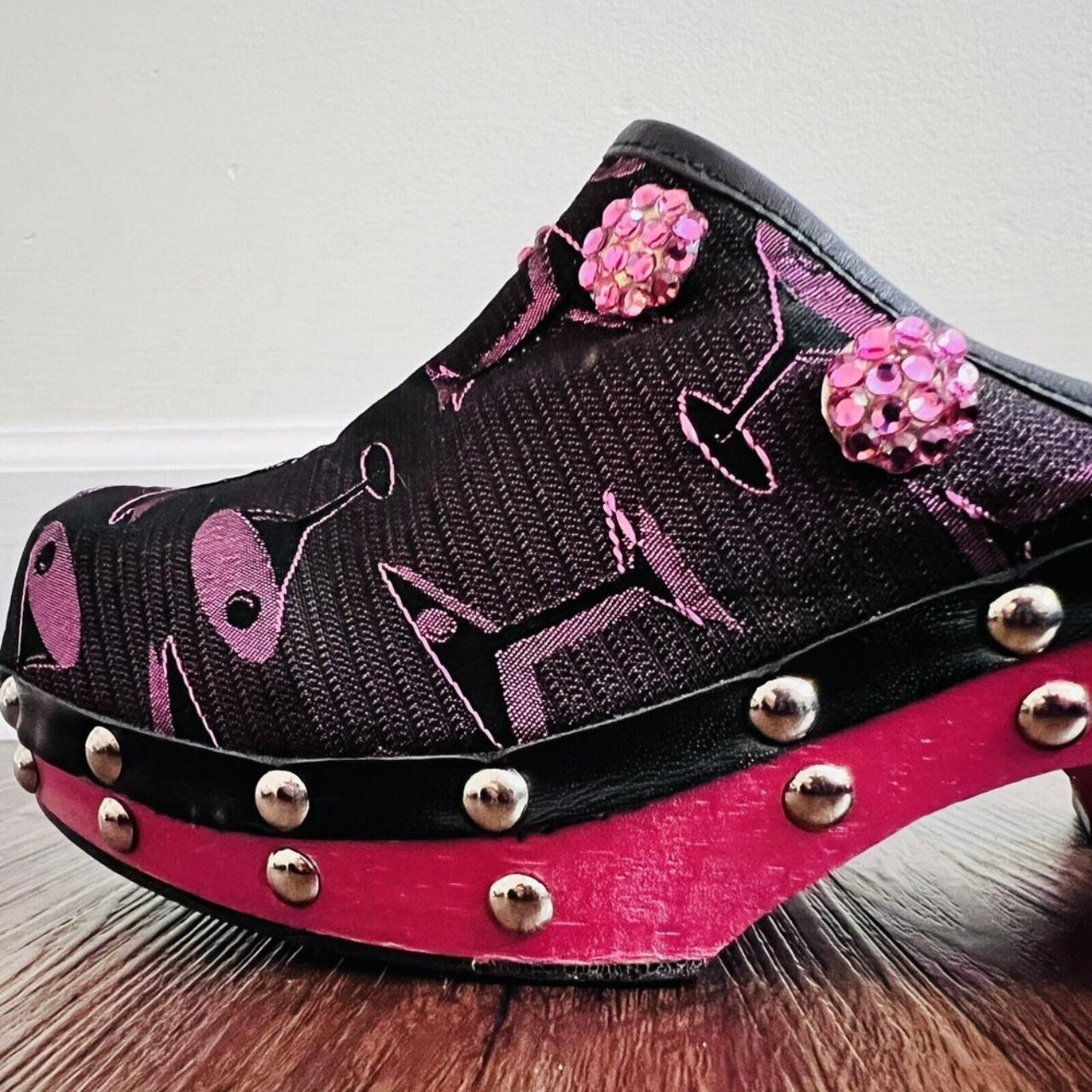 Women's Purple and Pink Clogs | Depop