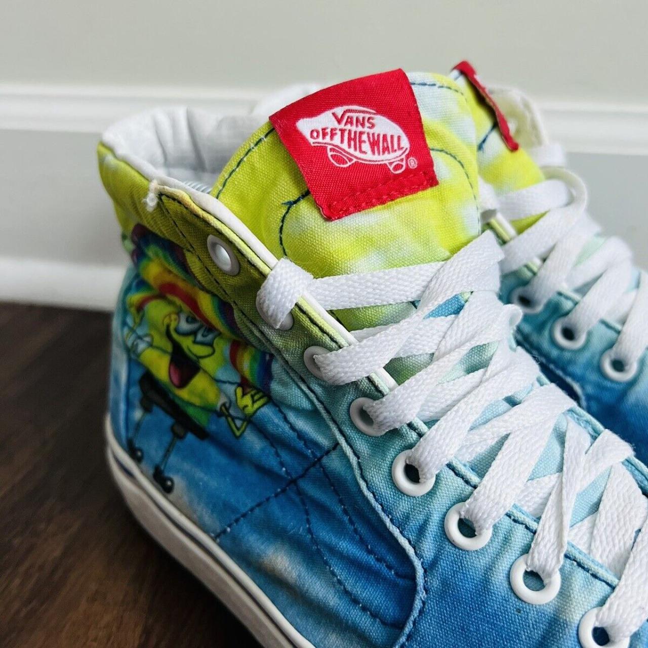 SPONGEBOB VANS Size 8 Mens / 9.5 Wmns High Top... - Depop