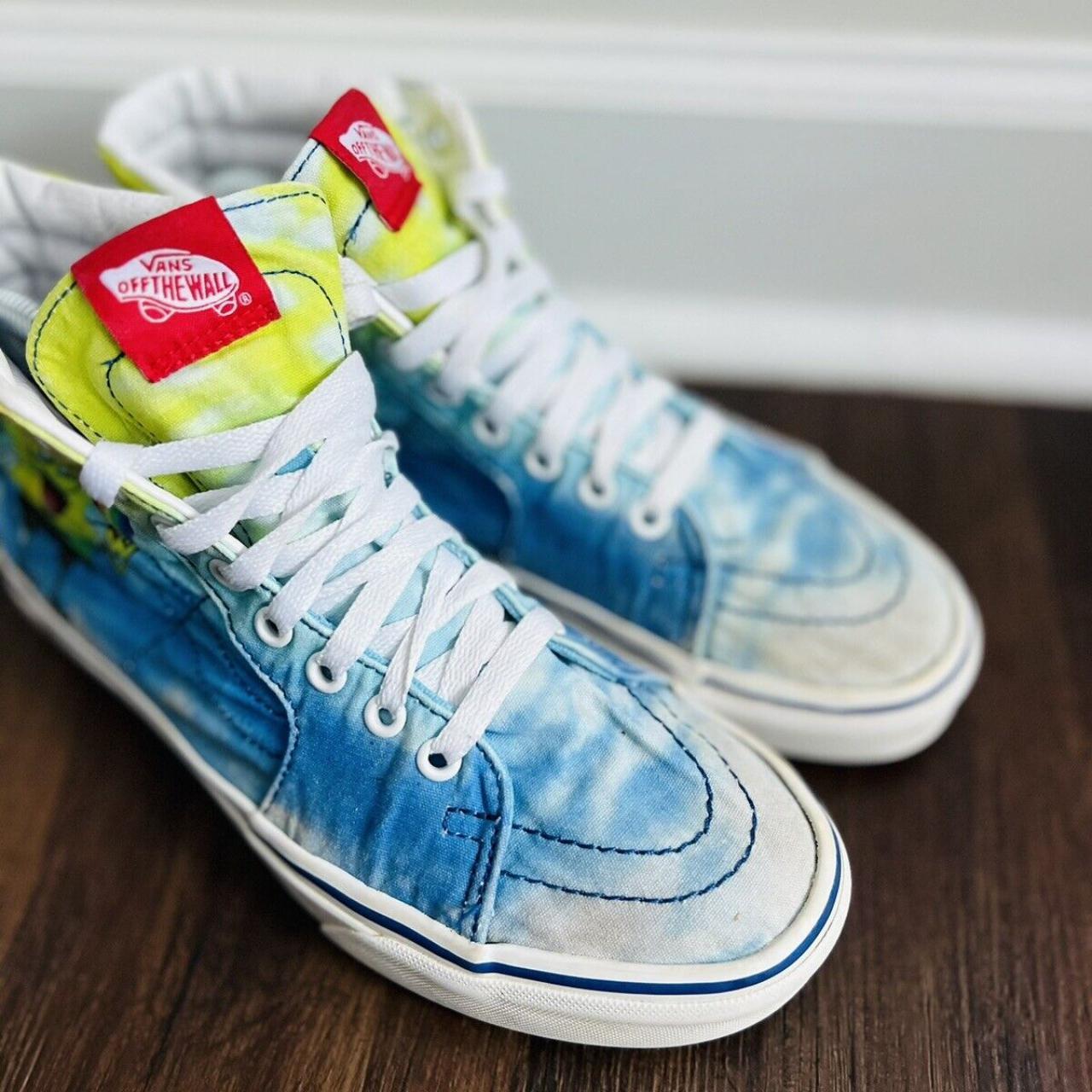 SPONGEBOB VANS Size 8 Mens / 9.5 Wmns High Top... - Depop
