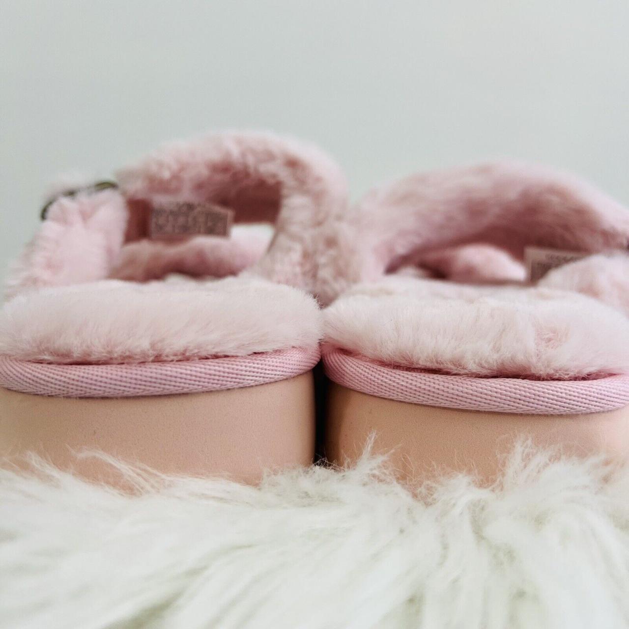 *New* Koolaburra by Ugg PInk Fuzzy Slides ~ Size... - Depop