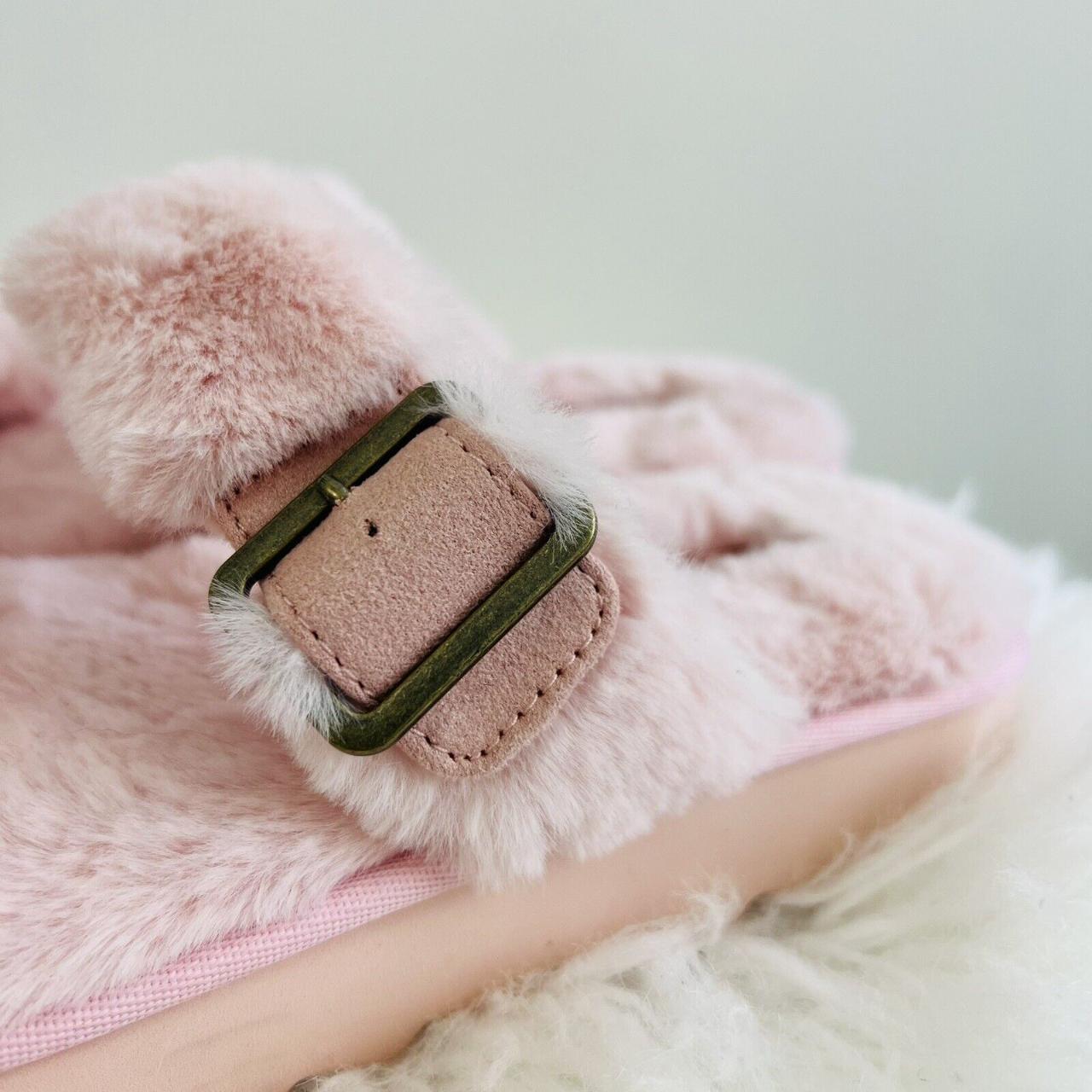 *New* Koolaburra by Ugg PInk Fuzzy Slides ~ Size... - Depop