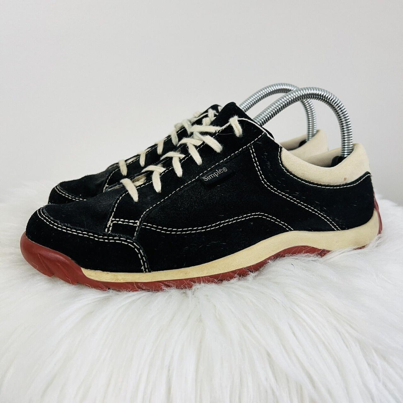 Simple Brand Black Suede 9767 Skateboarding Sneakers... - Depop