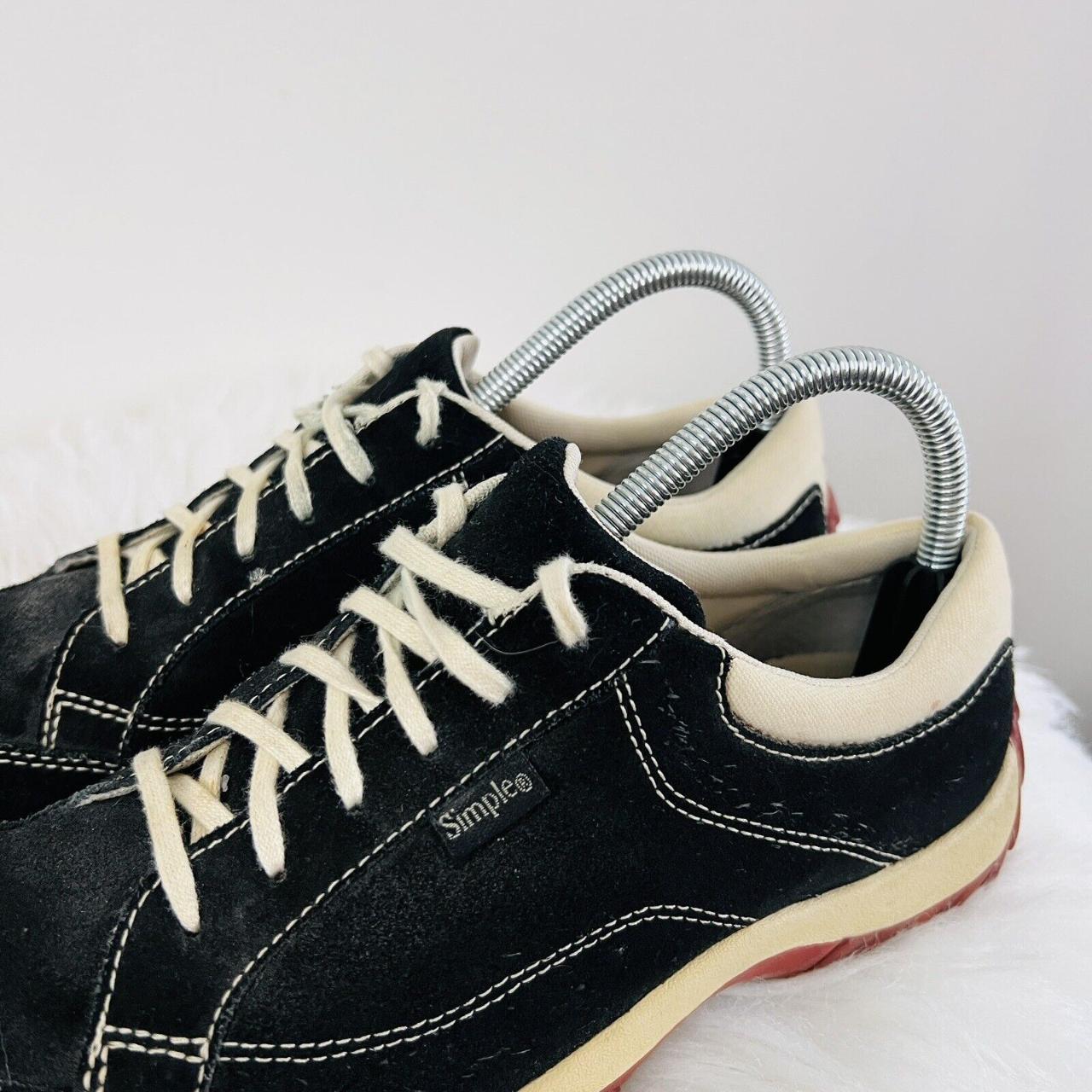 Simple Brand Black Suede 9767 Skateboarding Sneakers... - Depop