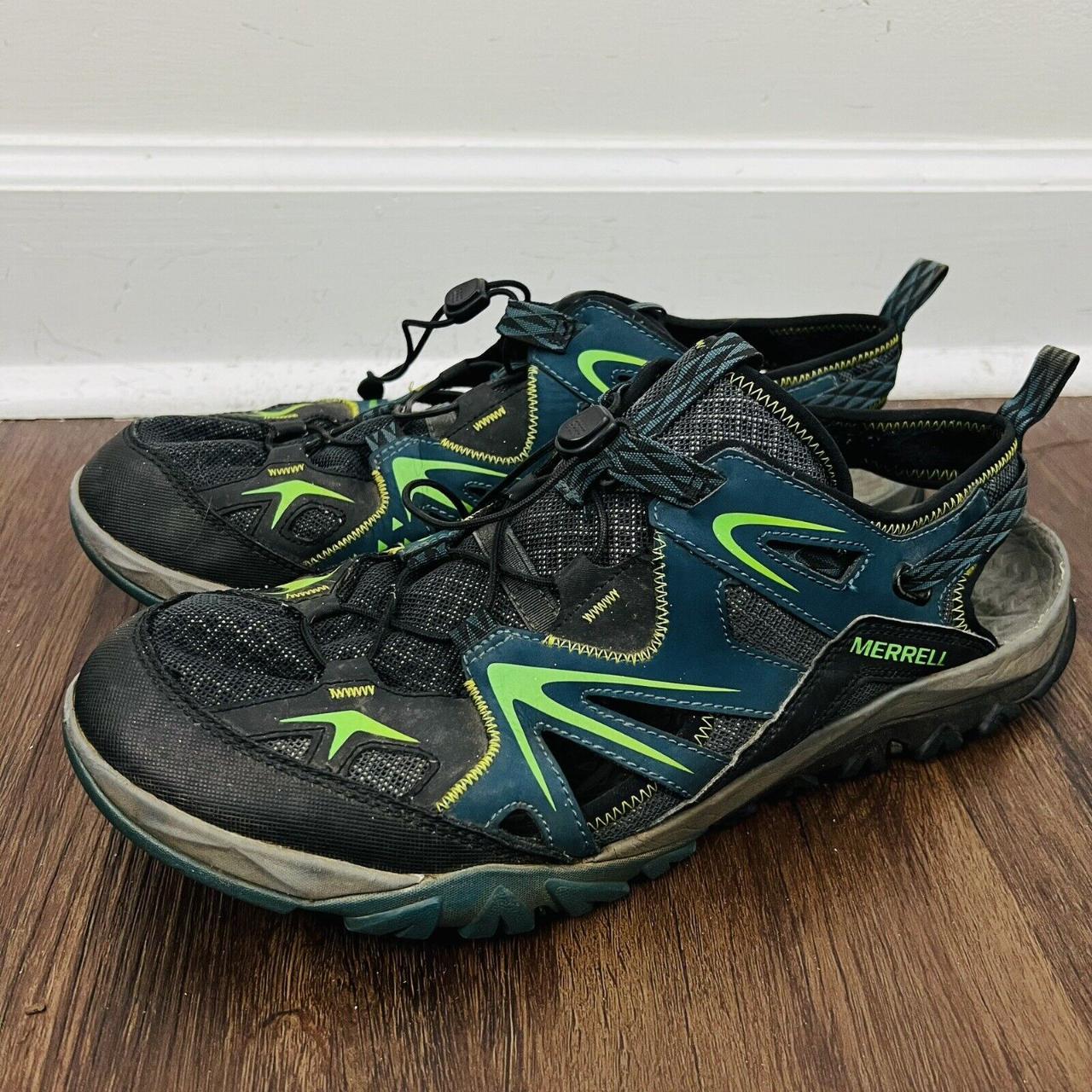 Merrell Blue & Green Capra Rapid Sieve Water Hiking... - Depop