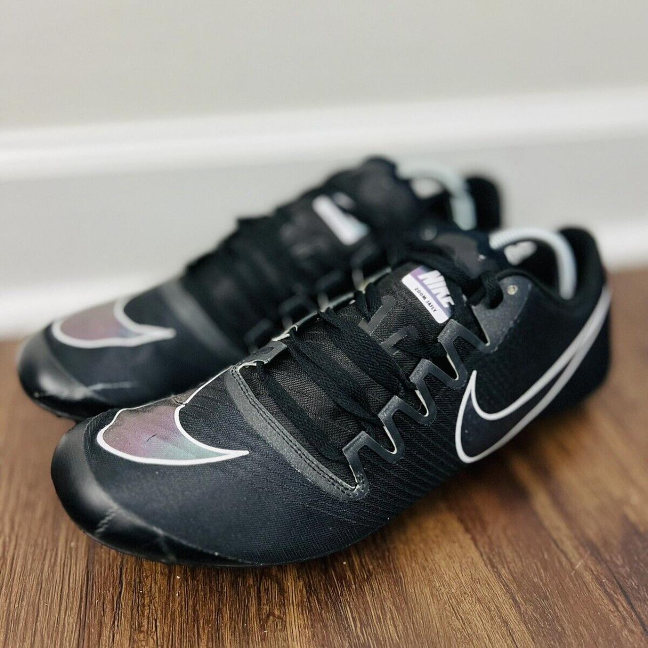 Nike Zoom Ja Fly 3 Black & Iridescent Elite Track... - Depop