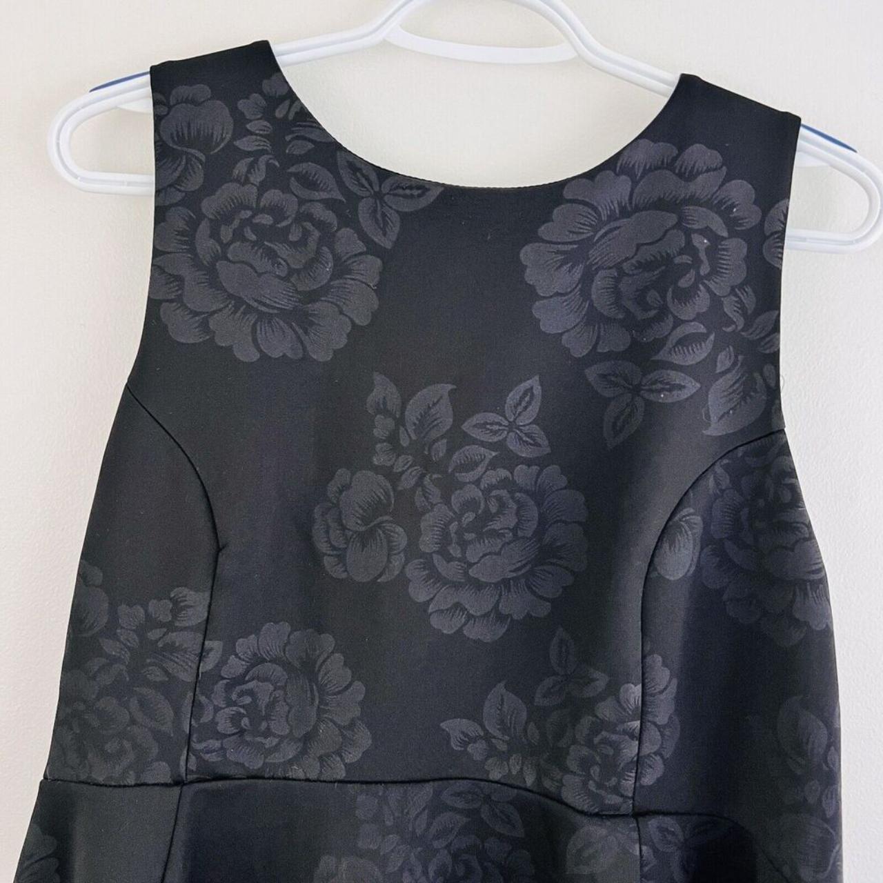 Torrid Black Rose Fit & Flare Dress ~ Goth Steampunk... - Depop