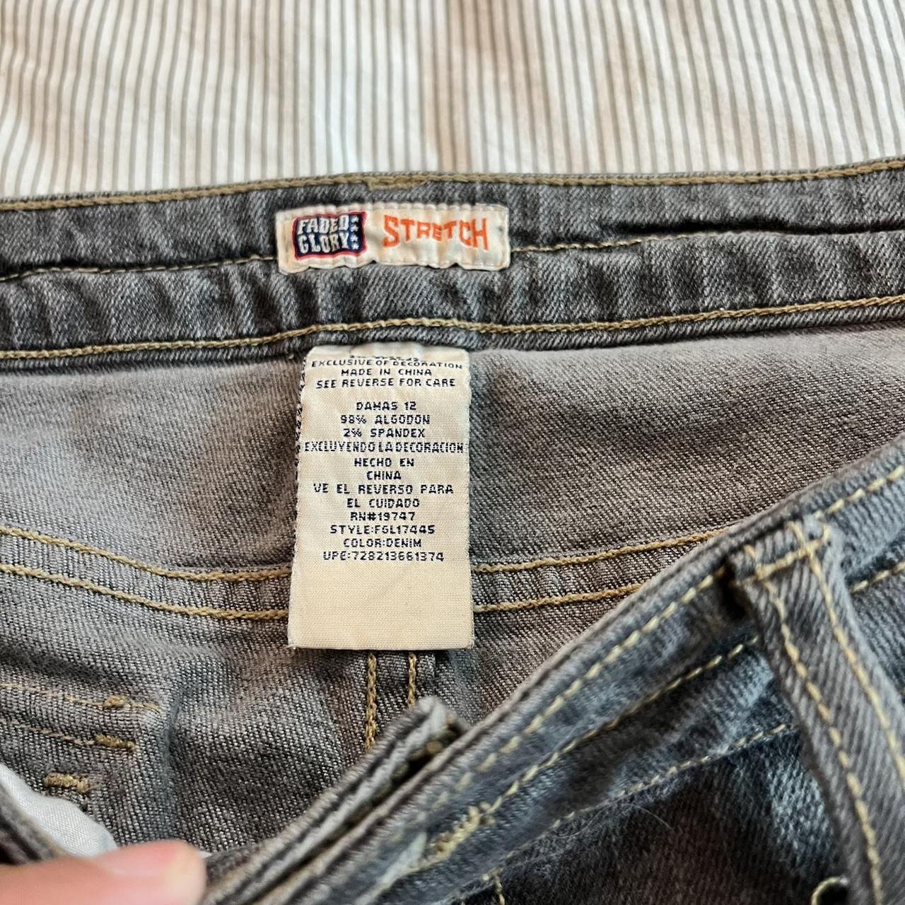 BAGGY WOMANS FADED GLORY JEANS SIZE 12 - Depop