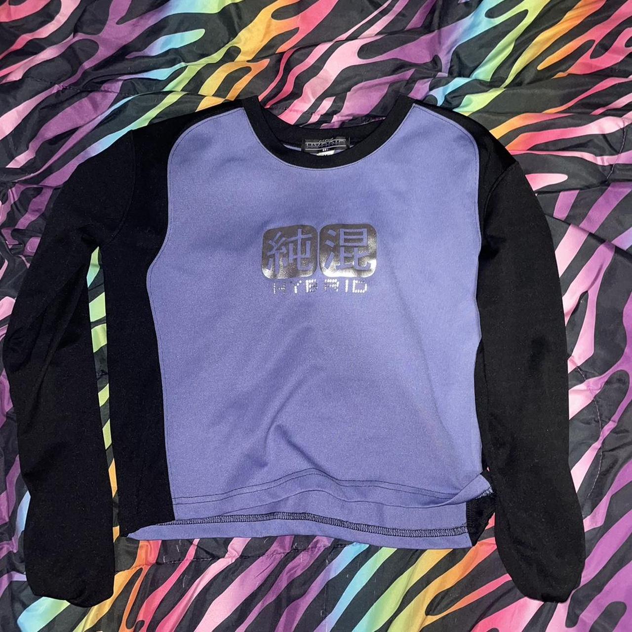 HYBRID y2k cyber cybercore size medium crop... | Depop