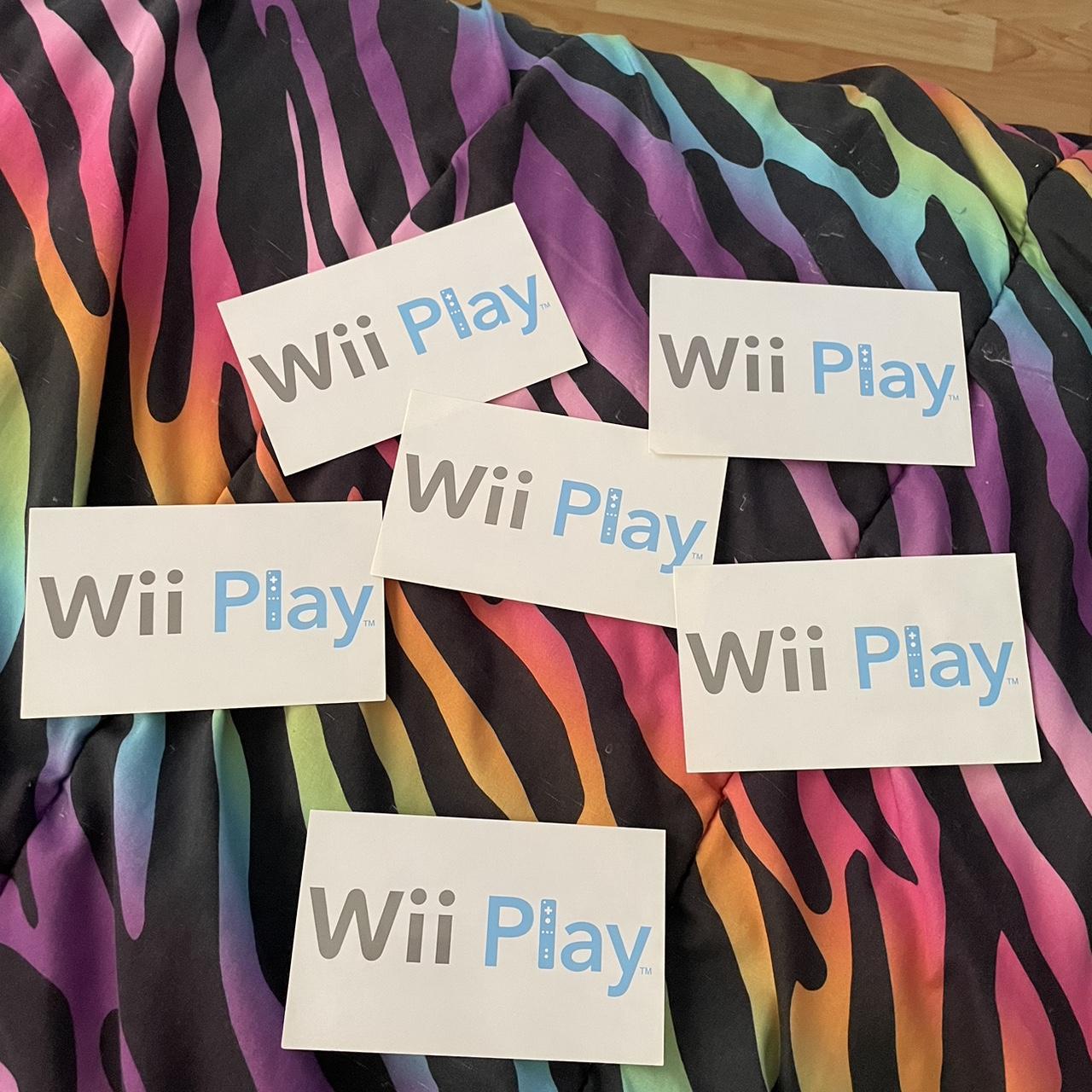 Lot of officially licensed Wii play stickers!! #wii... - Depop
