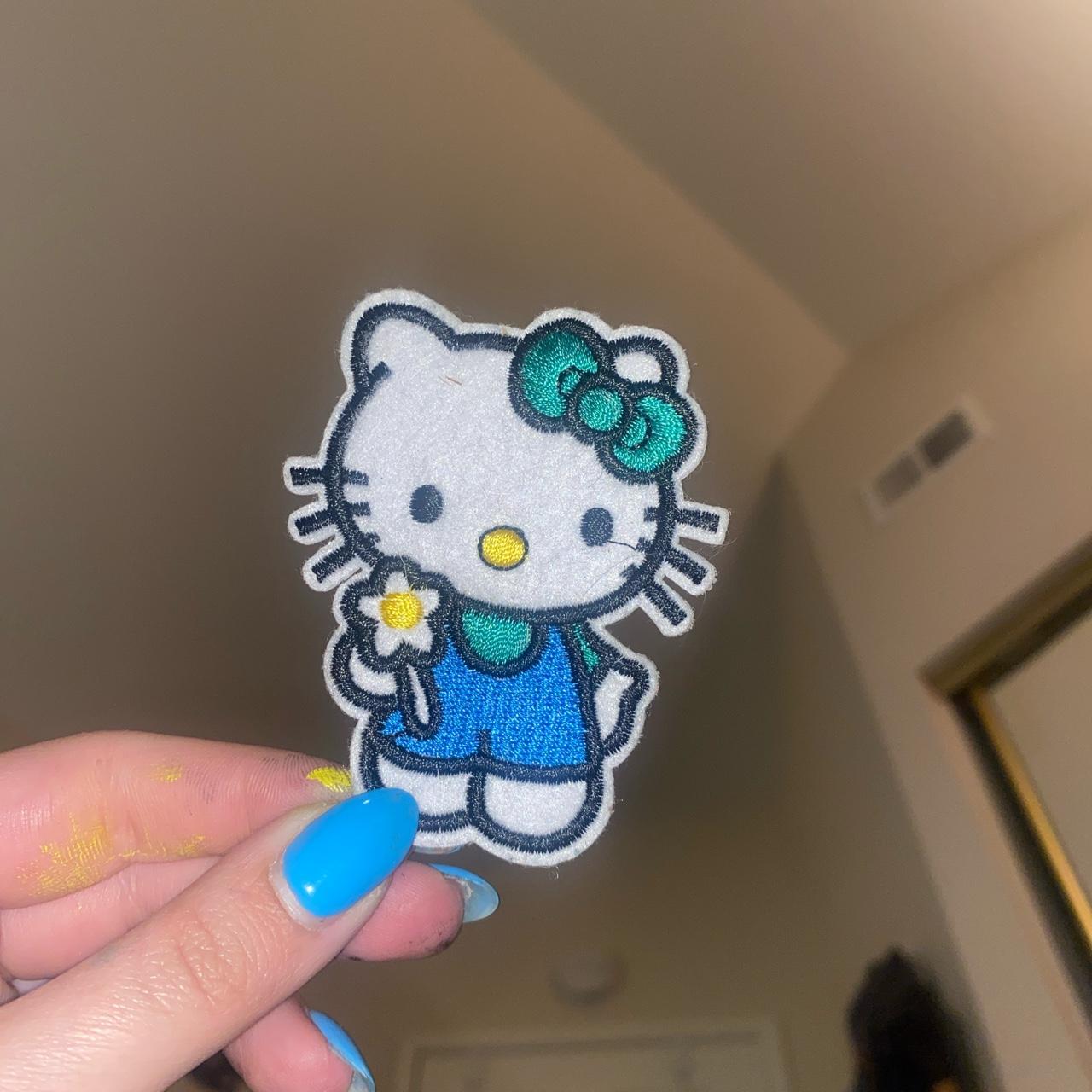 Hello Kitty Iron-on Patch #hellokitty #sanrio #y2k... - Depop
