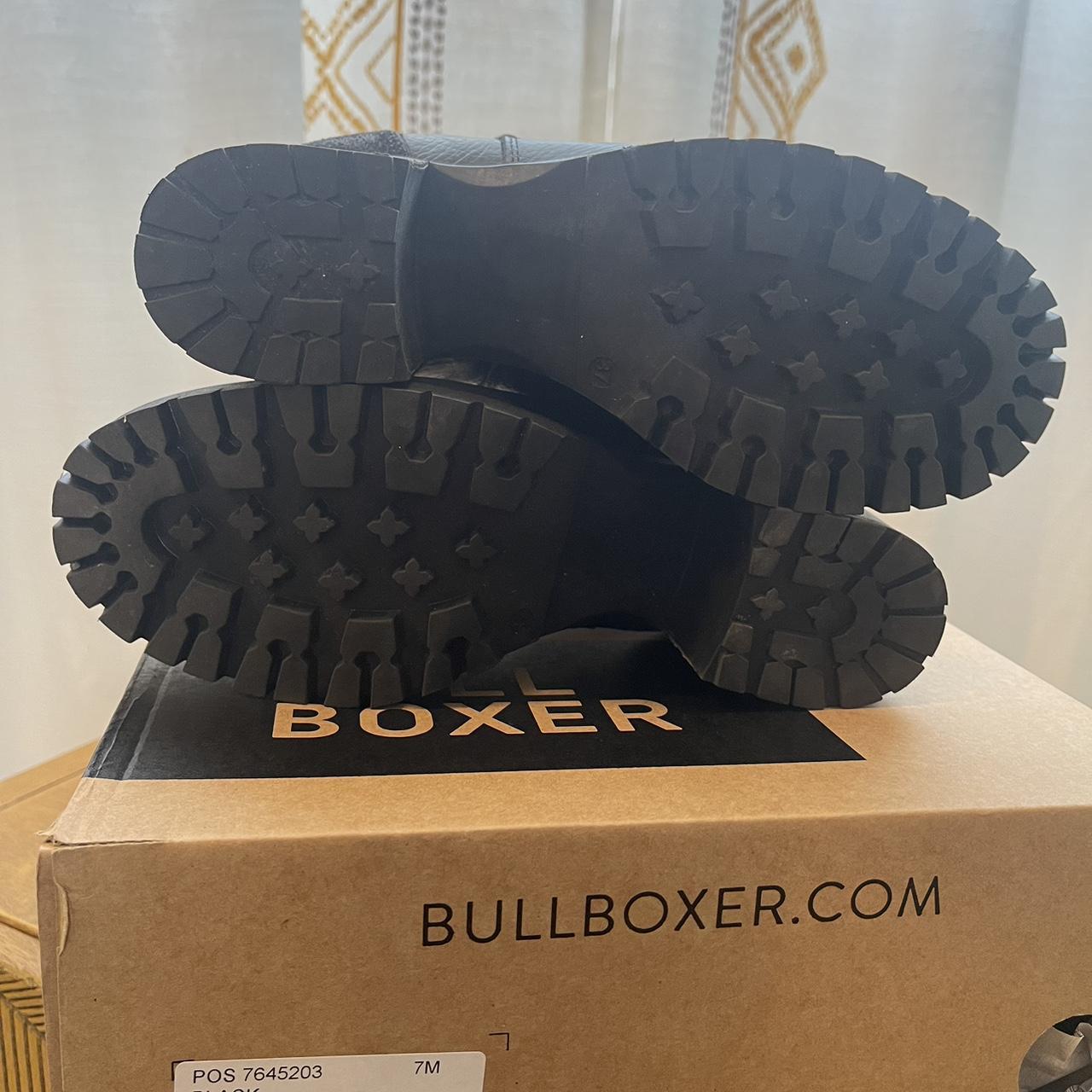 Bull boxer “Cory” leather ankle boots in black,... - Depop