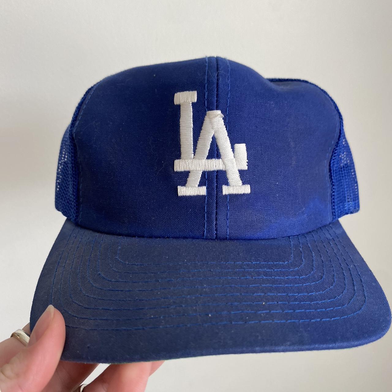 LA Gear Men's Green and Blue Hat | Depop