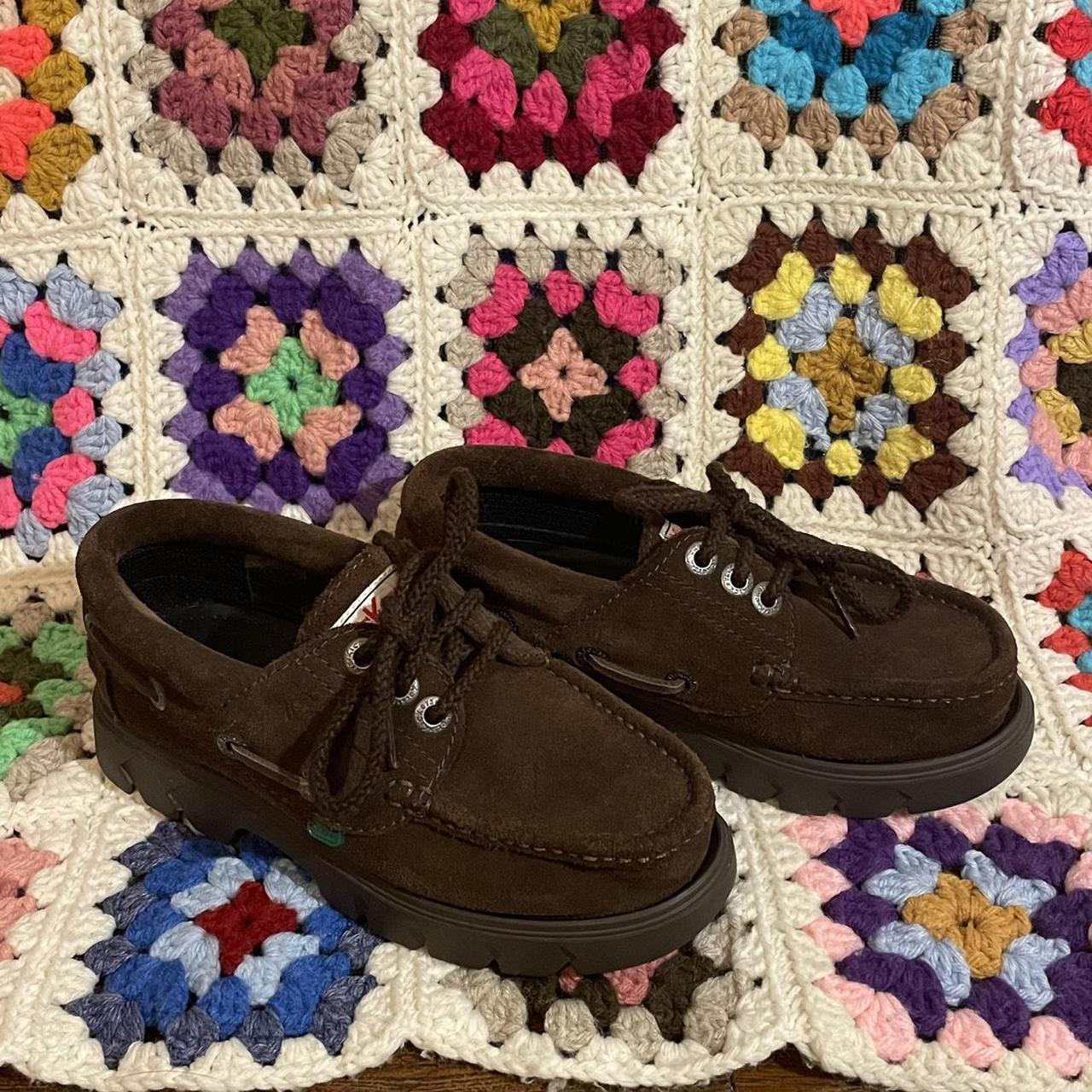 Kickers Women's Brown Loafers | Depop