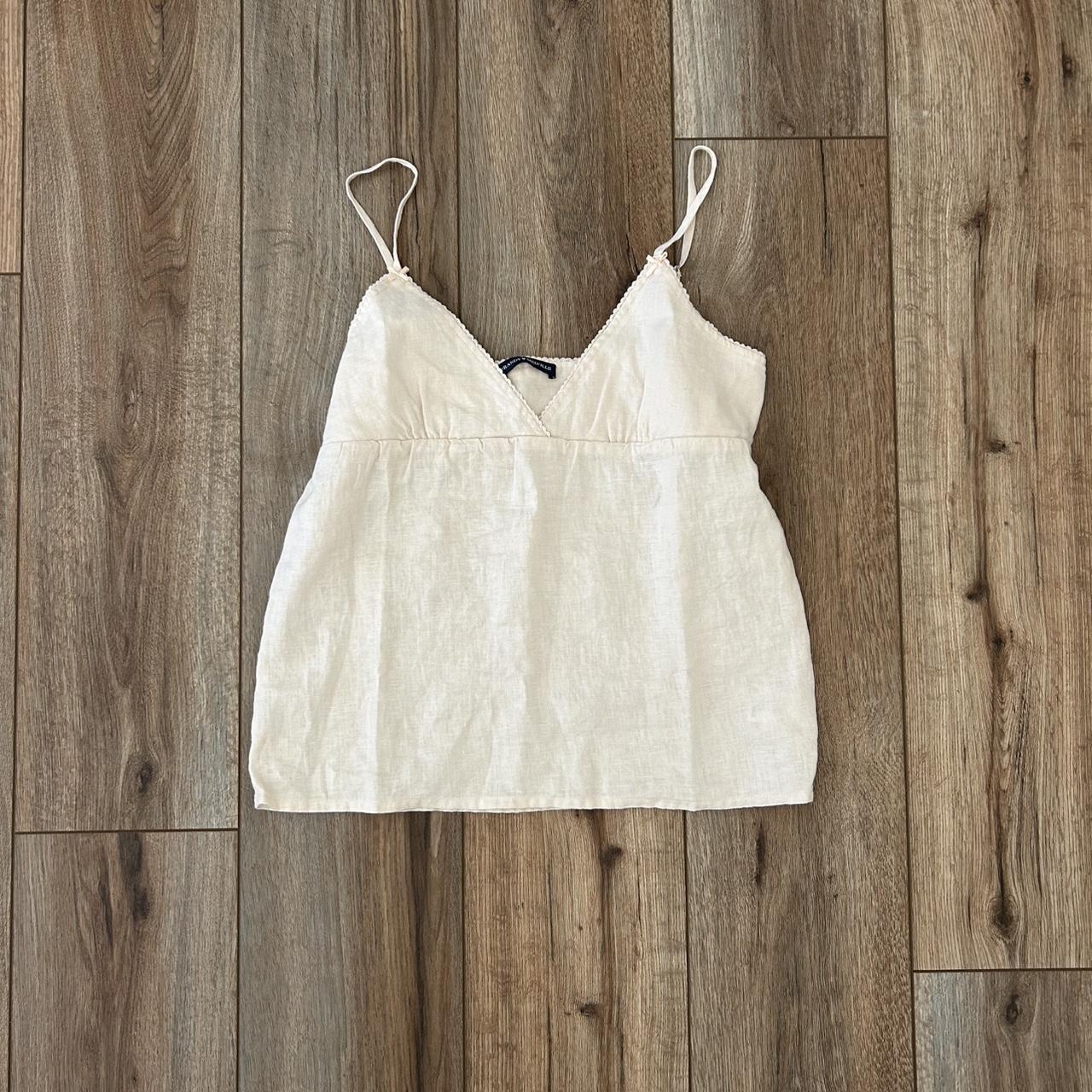 brandy melville babydoll top super cute bow... | Depop