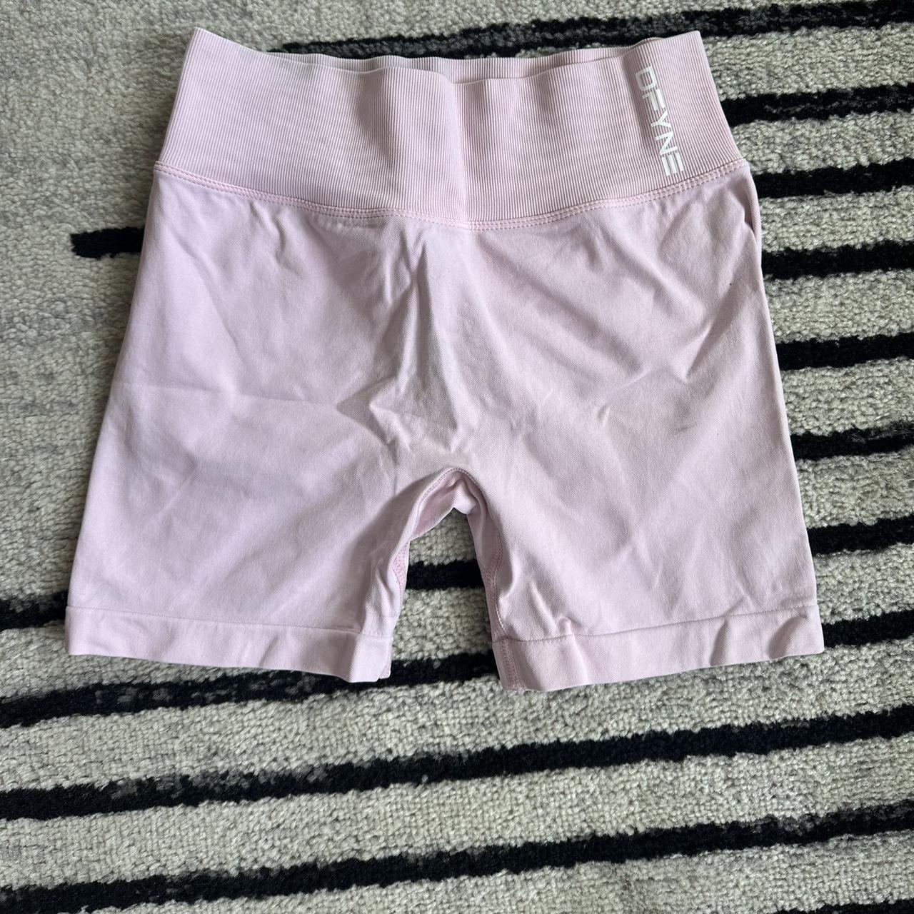 Pink dfyne shorts - some slight discoloration on... | Depop