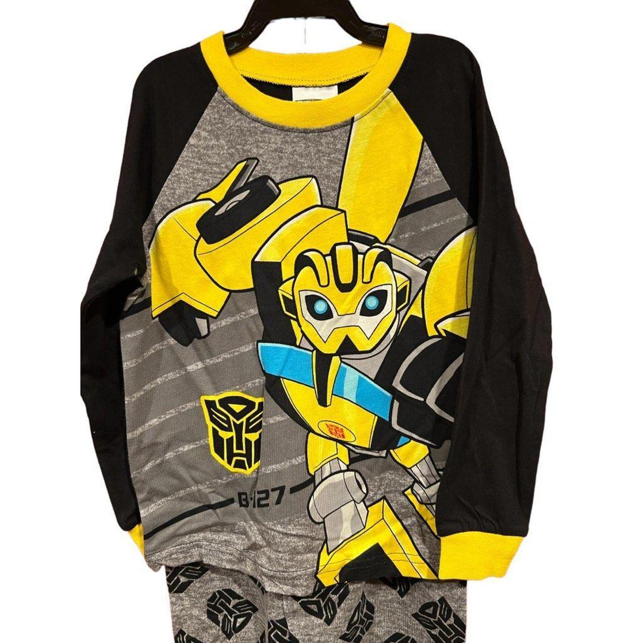 Transformers Bumblebee Boys Pajamas... - Depop