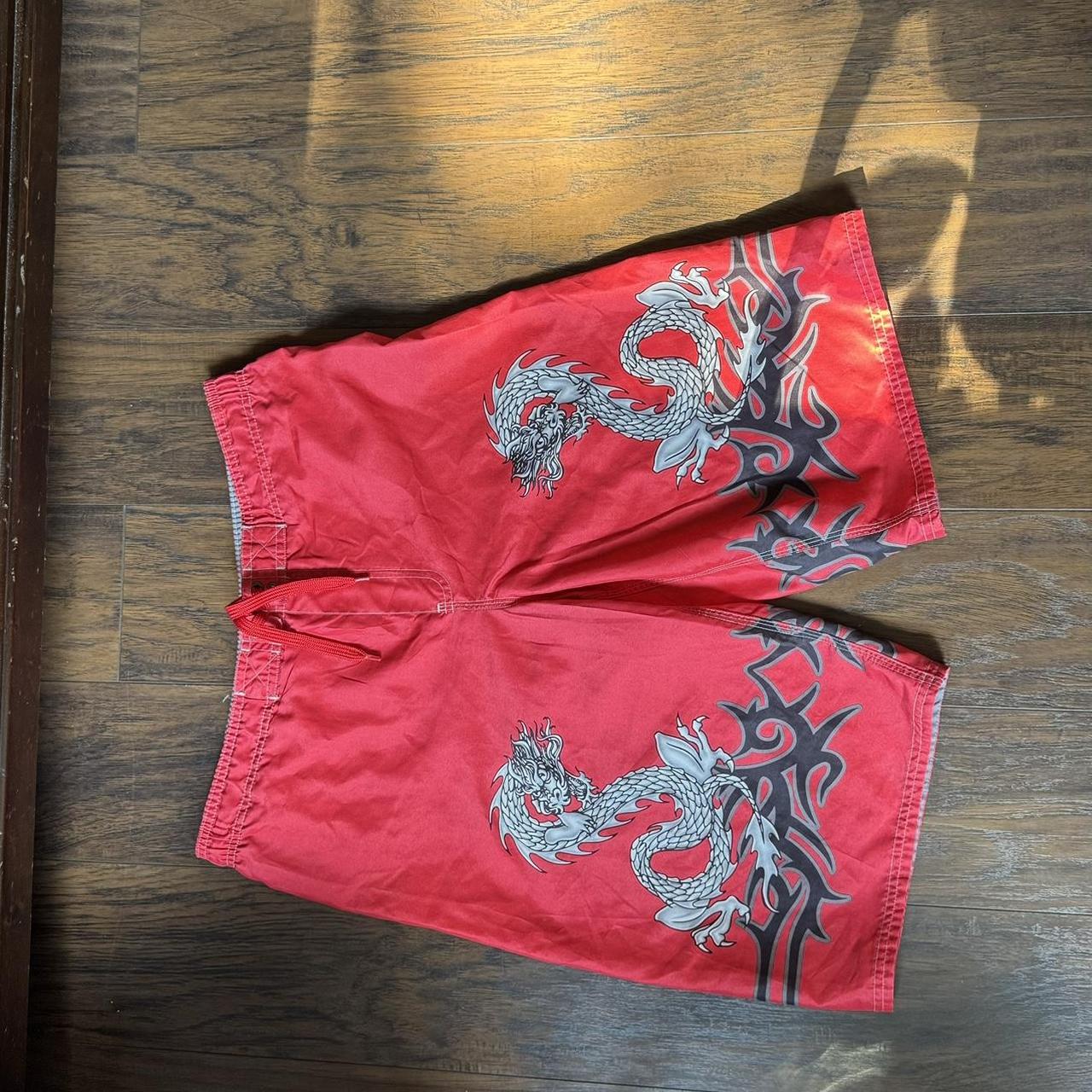 Y2K Swim trunks Size XL - Depop