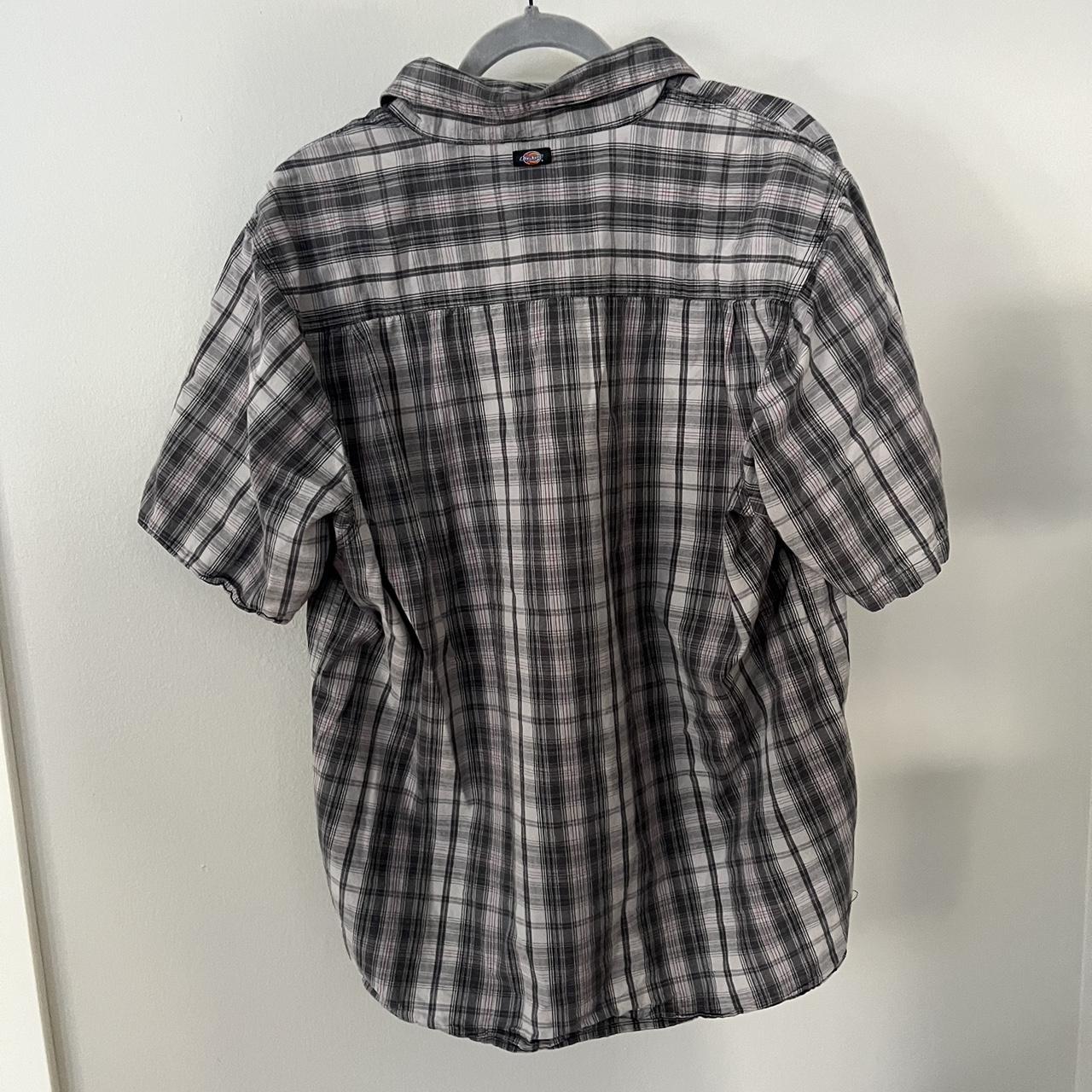 Dickies plaid button up shirt Very baggy loose shirt... - Depop