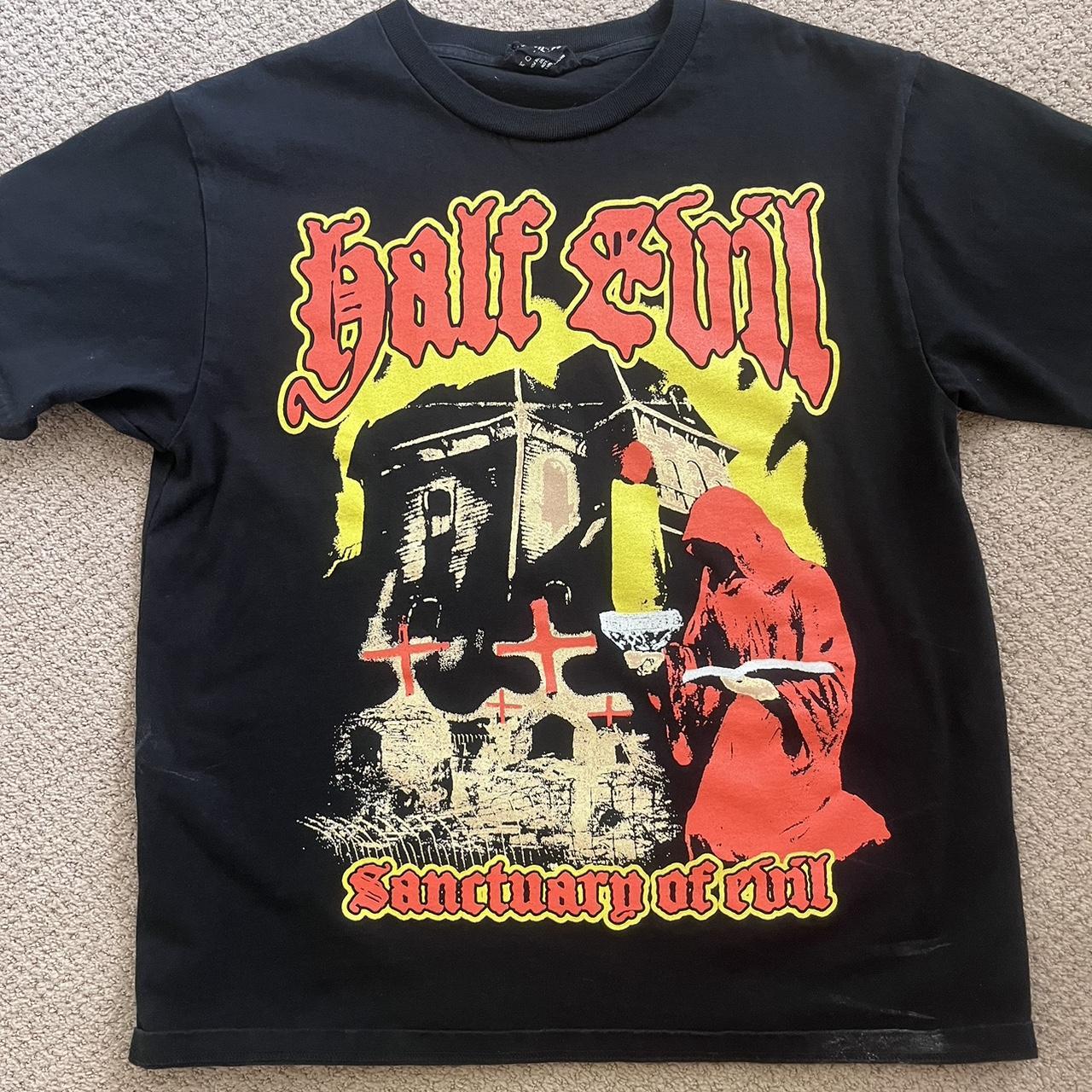 Half Evil “sanctuary of evil” T-Shirt Super dope... - Depop