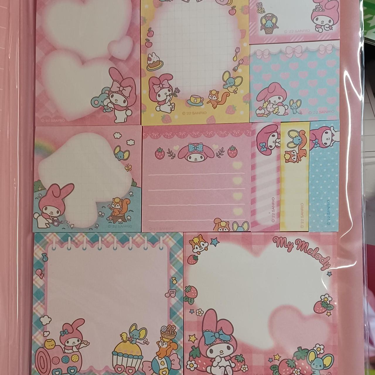Mymelody A4 Sticky note memo pad & writing pages in... - Depop