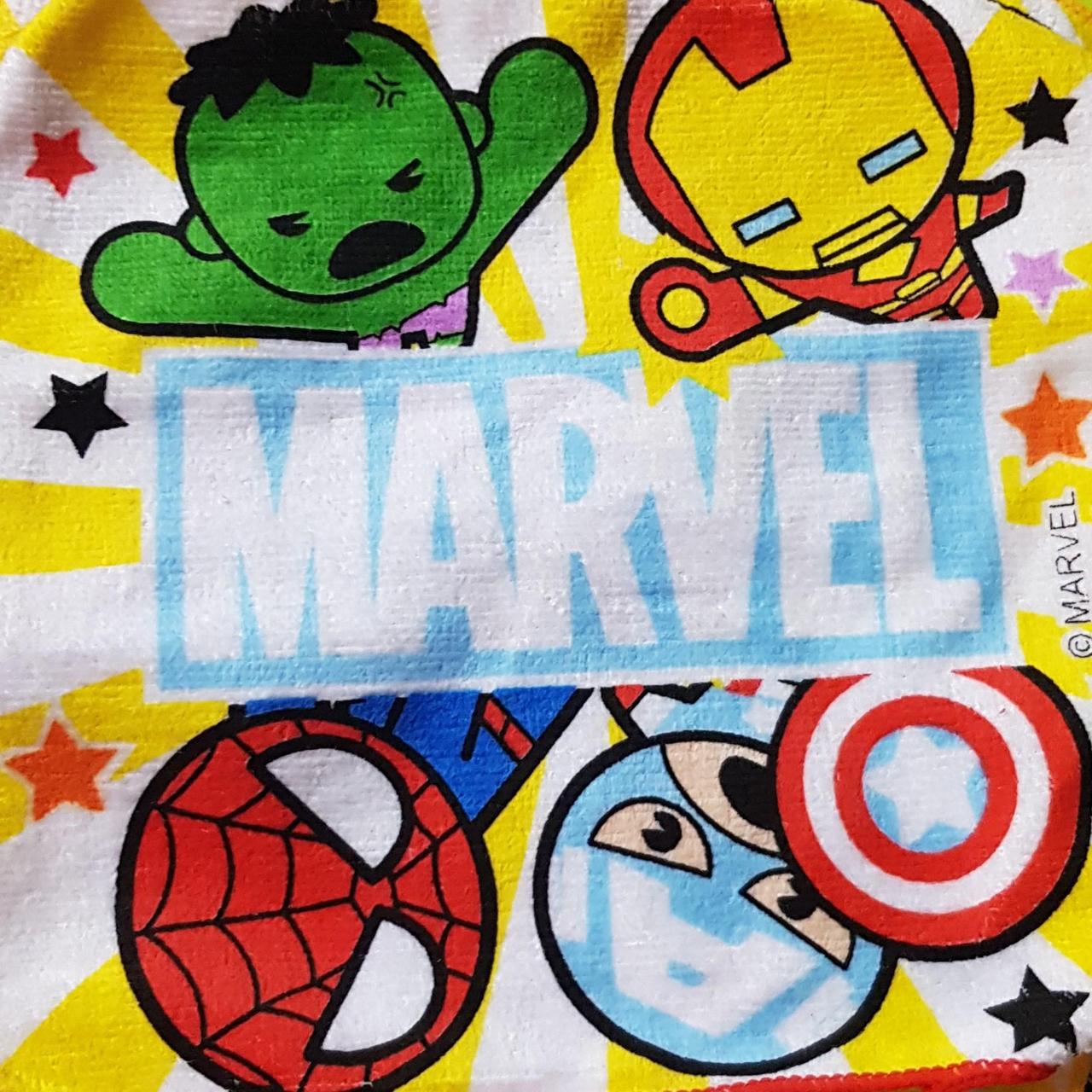 You will receive 4 marvel face cloths. Boxes will... - Depop