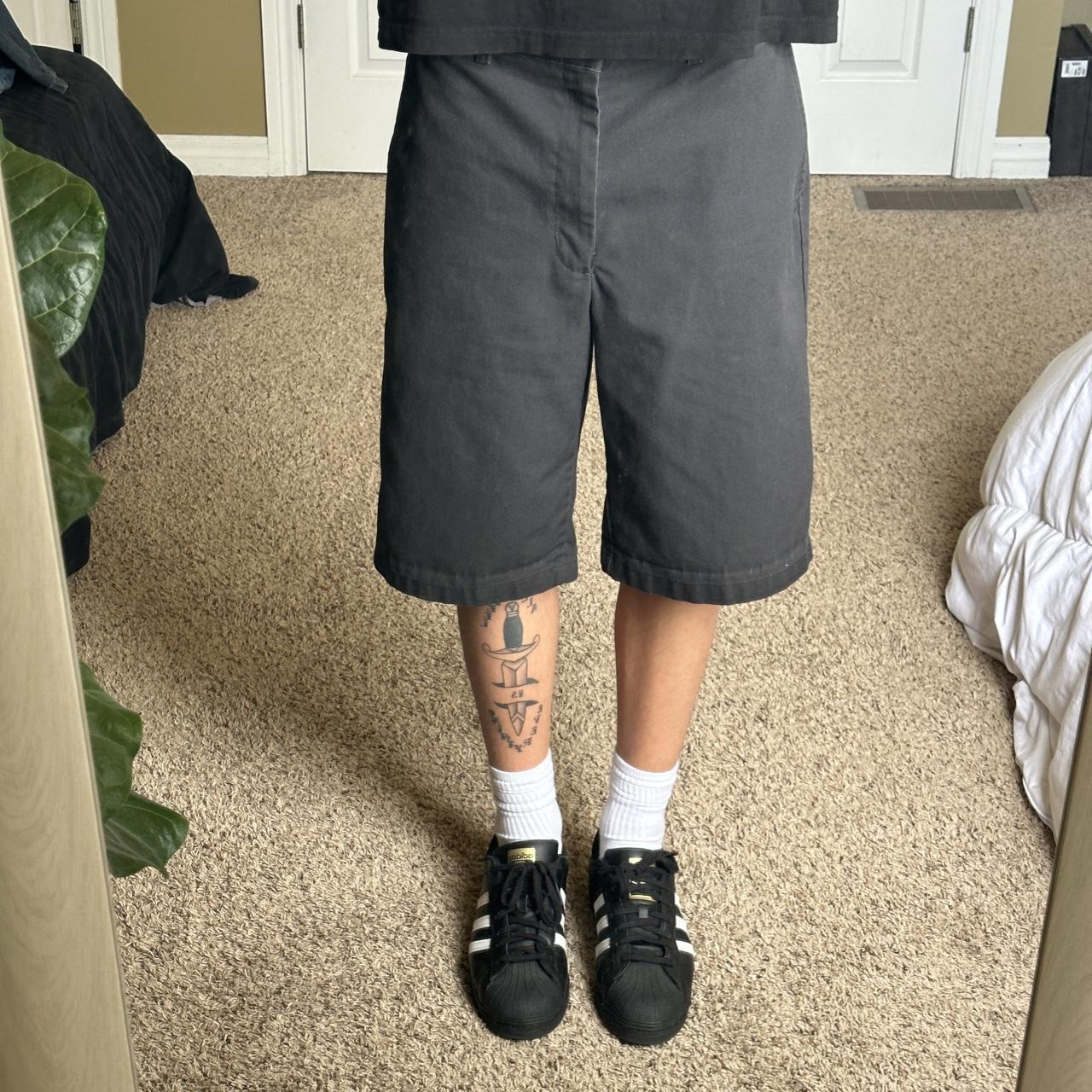 y2k Vans red kap work shorts • fits a 33, 6ft for... - Depop